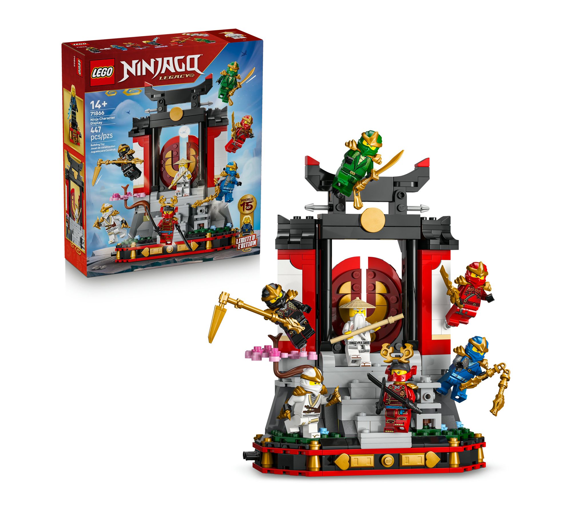 LEGO NINJAGO Ninja Character Display 15th Anniversary 71866 - QVC.com