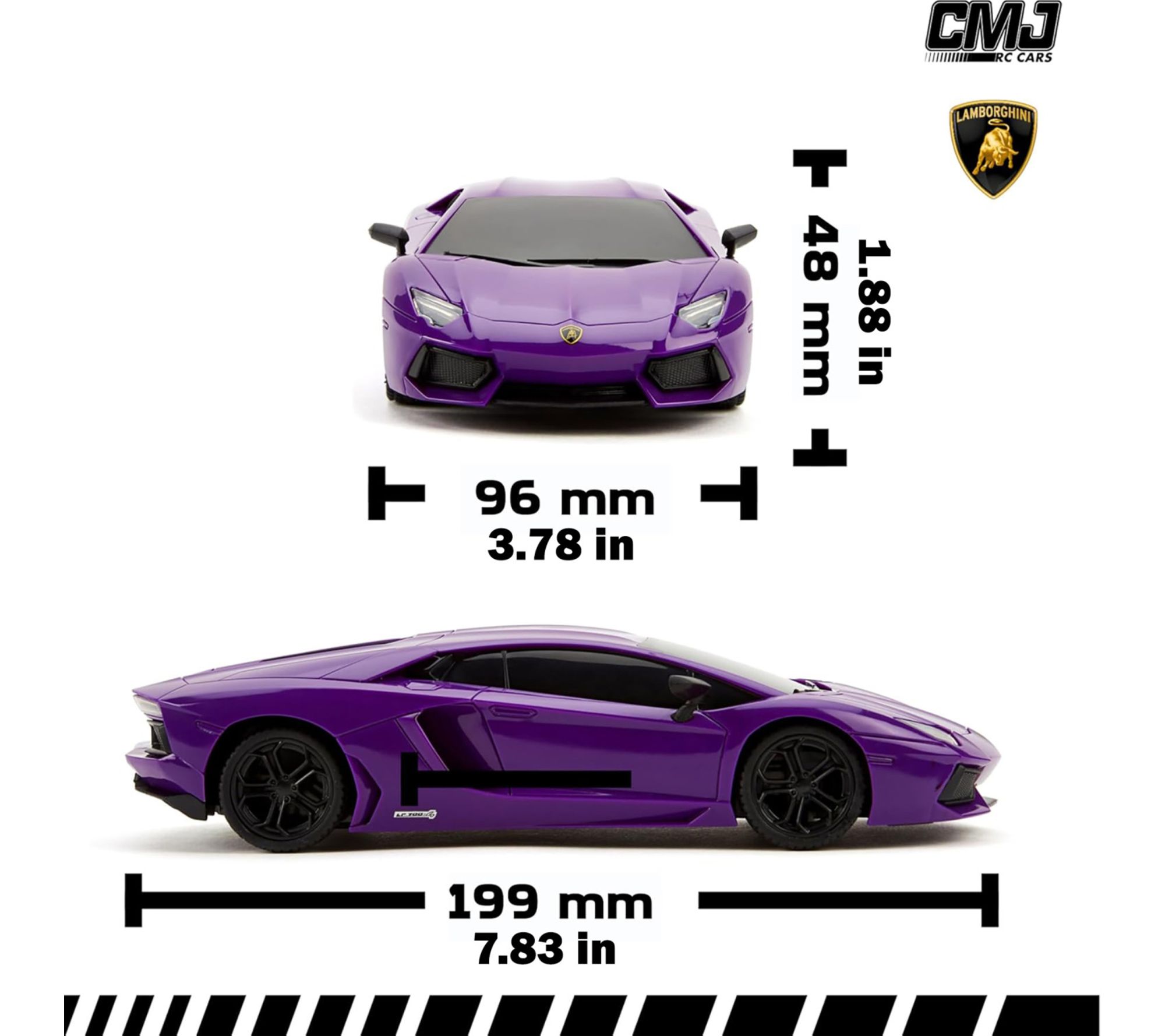 CMJ RC Cars: Lamborghini LP700-4 - Purple, 1:24Scale - QVC.com