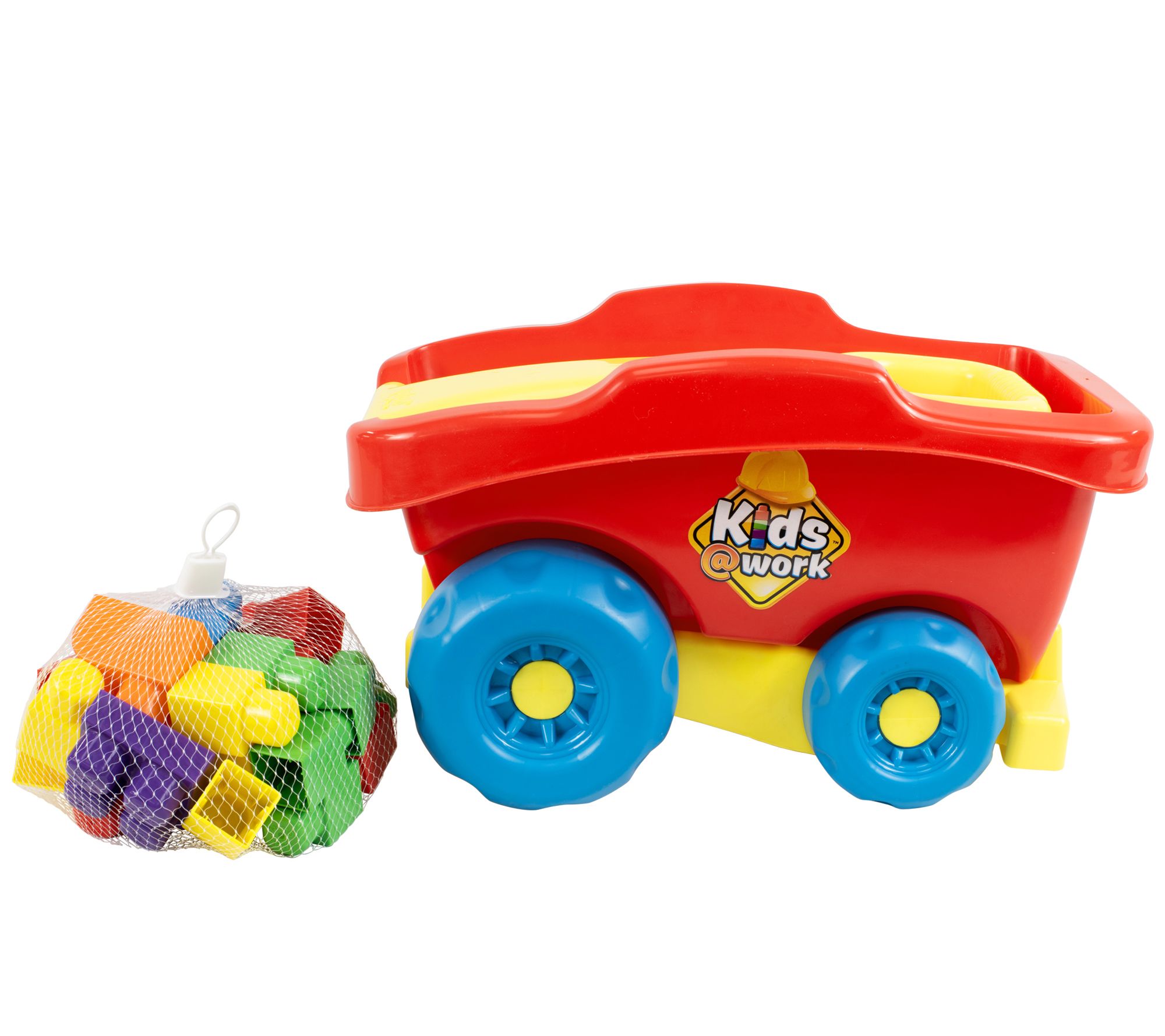 Amloid 25pc Ton of Blocks Toy Wagon - QVC.com