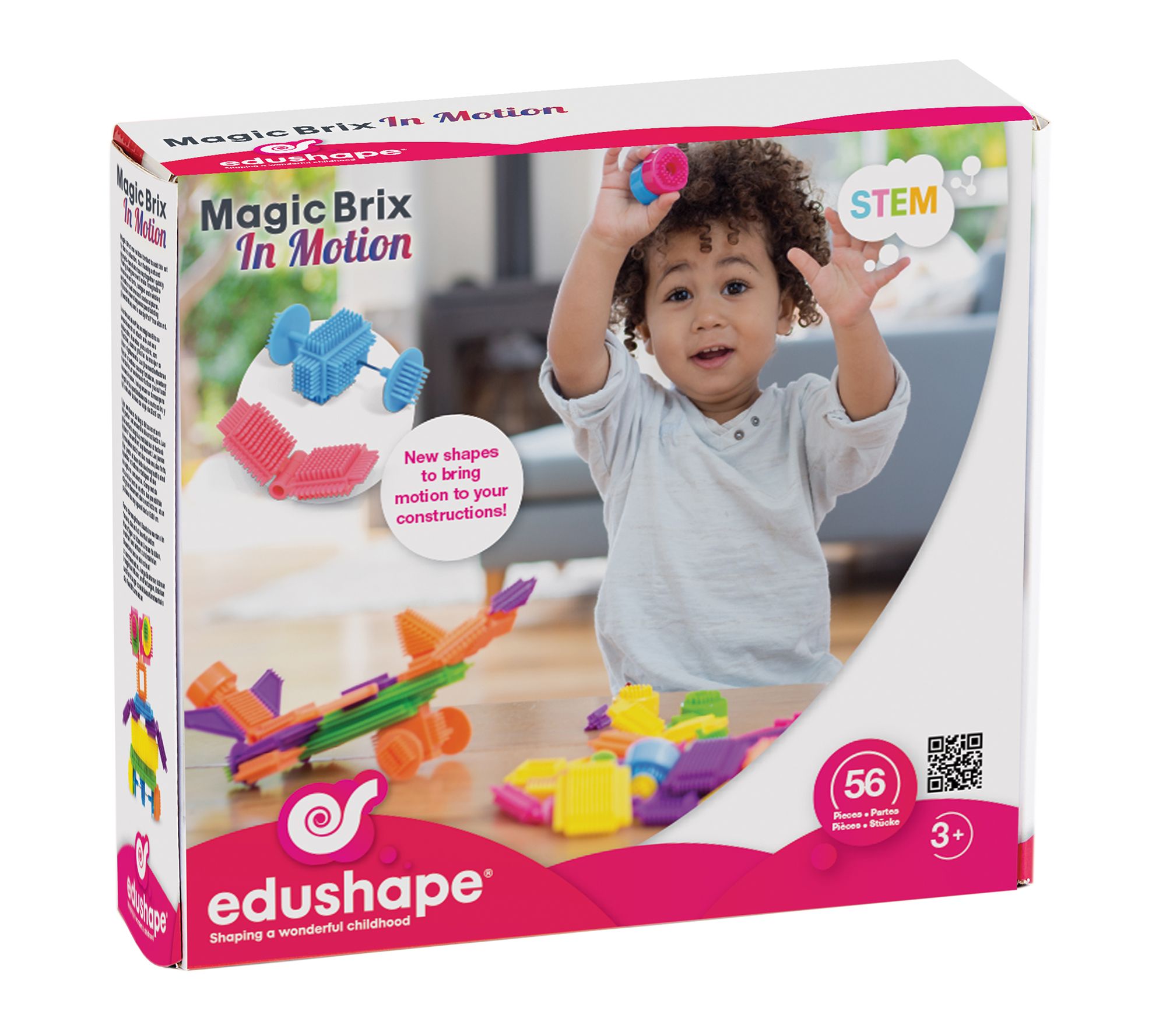 Edushape 56-piece Magic Brix in Motion - QVC.com