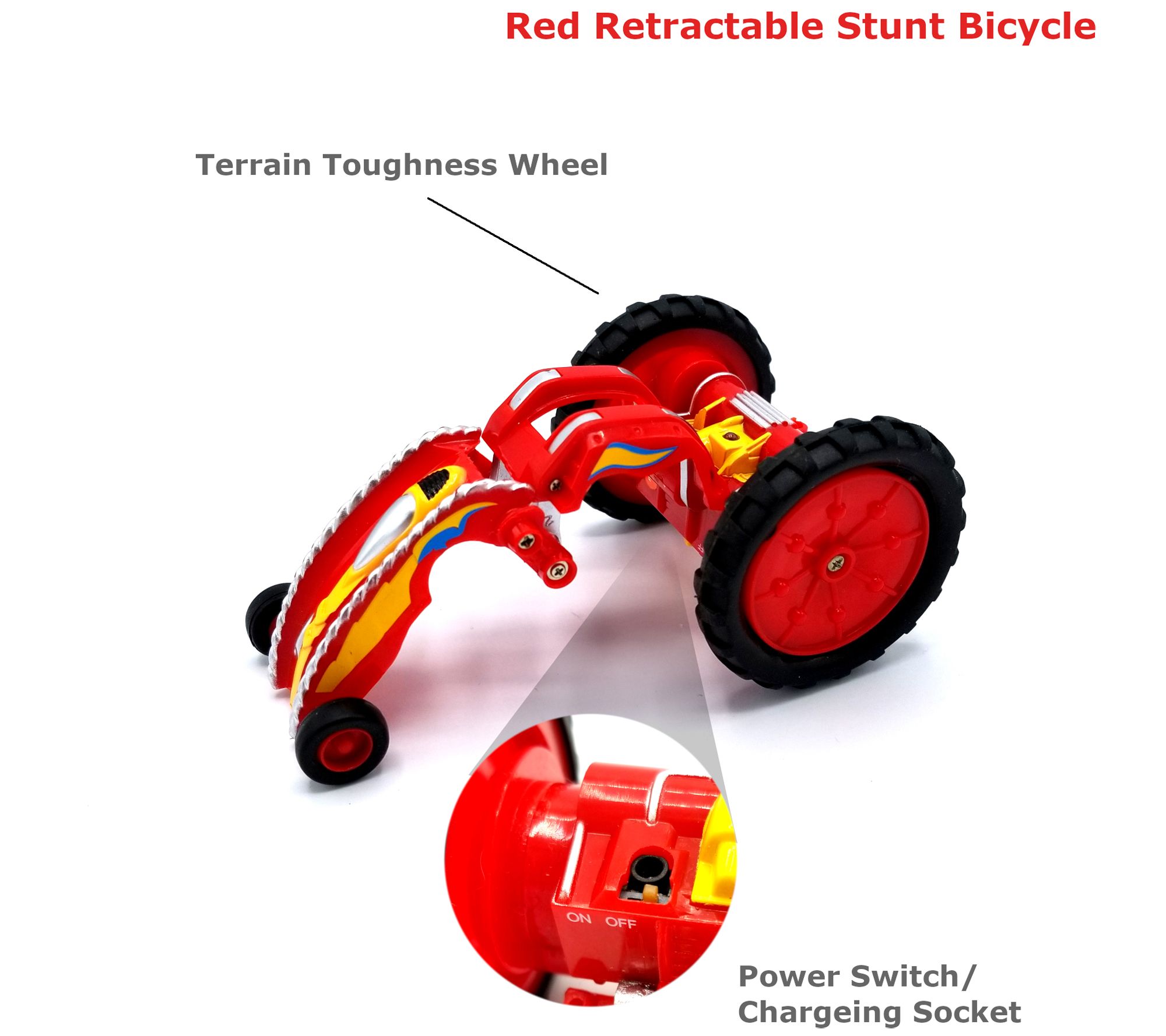 MukikiM HyperRunner Stunt Red Toy - QVC.com