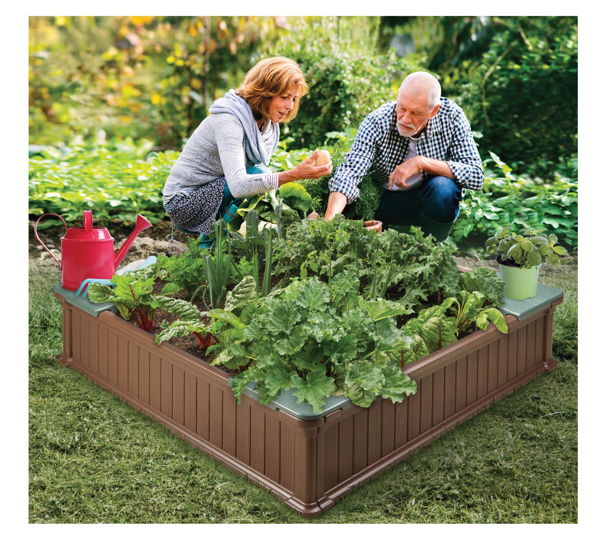 Badger Basket Woodland 2-in-1 Sandbox and Garden Planter - QVC.com