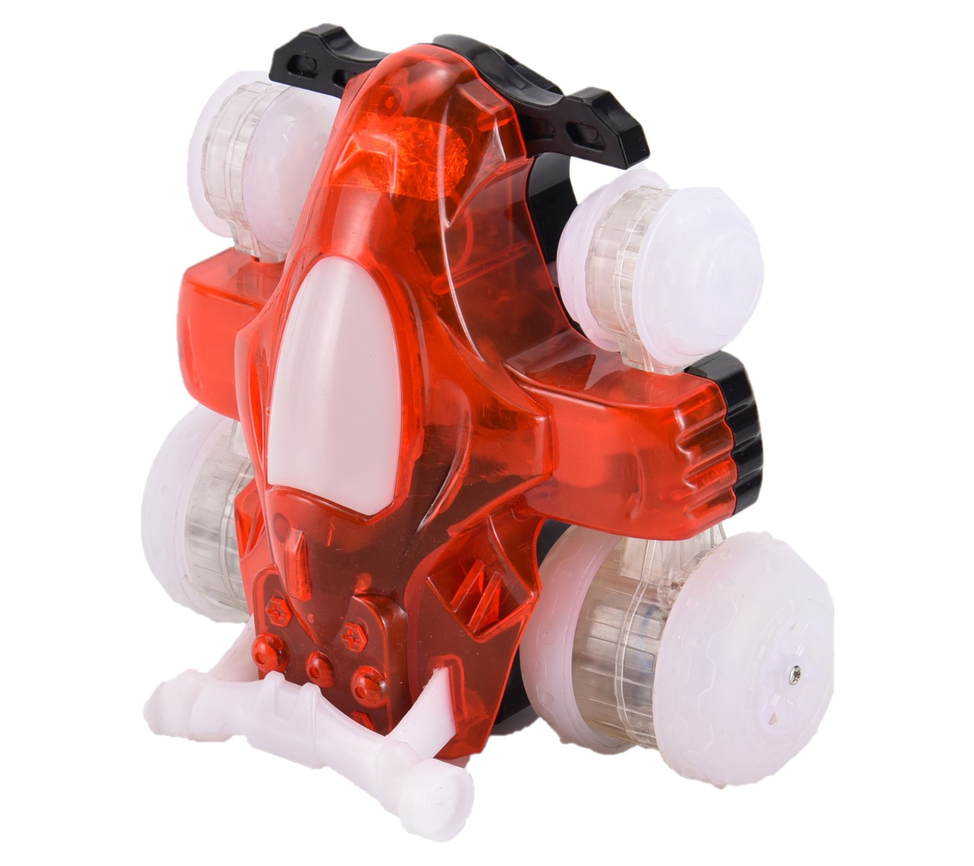 HoverQuads Set of 2 Remote Control LED Light Stunt Cars - QVC.com