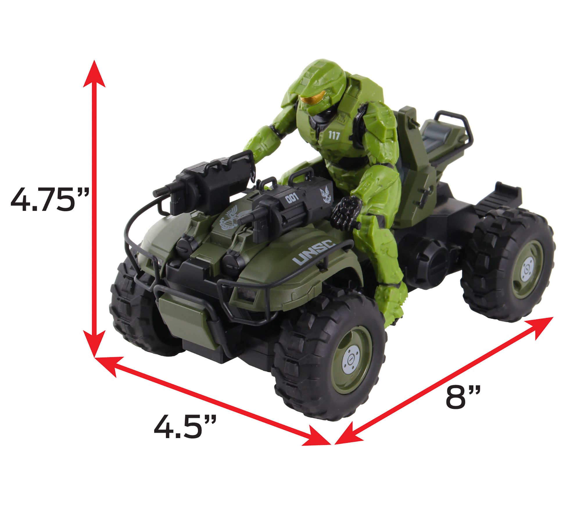 NKOK Halo Infinite Gungoose & Master Chief RC ATV - QVC.com