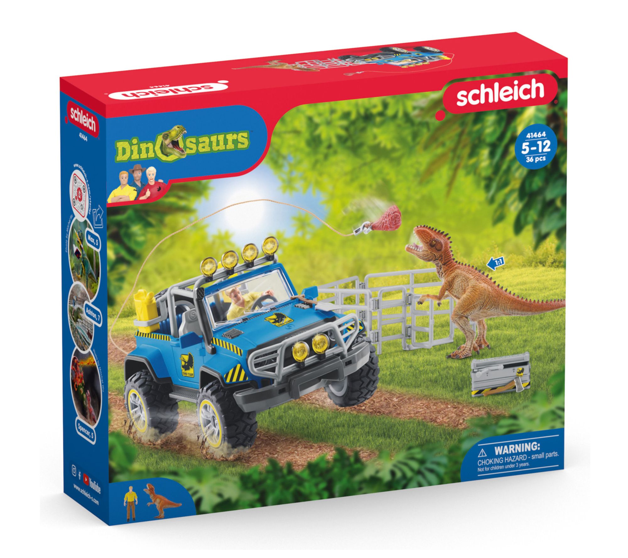 Schleich Dinosaurs Off-Road Vehicle With Dino Outpost Playset - QVC.com