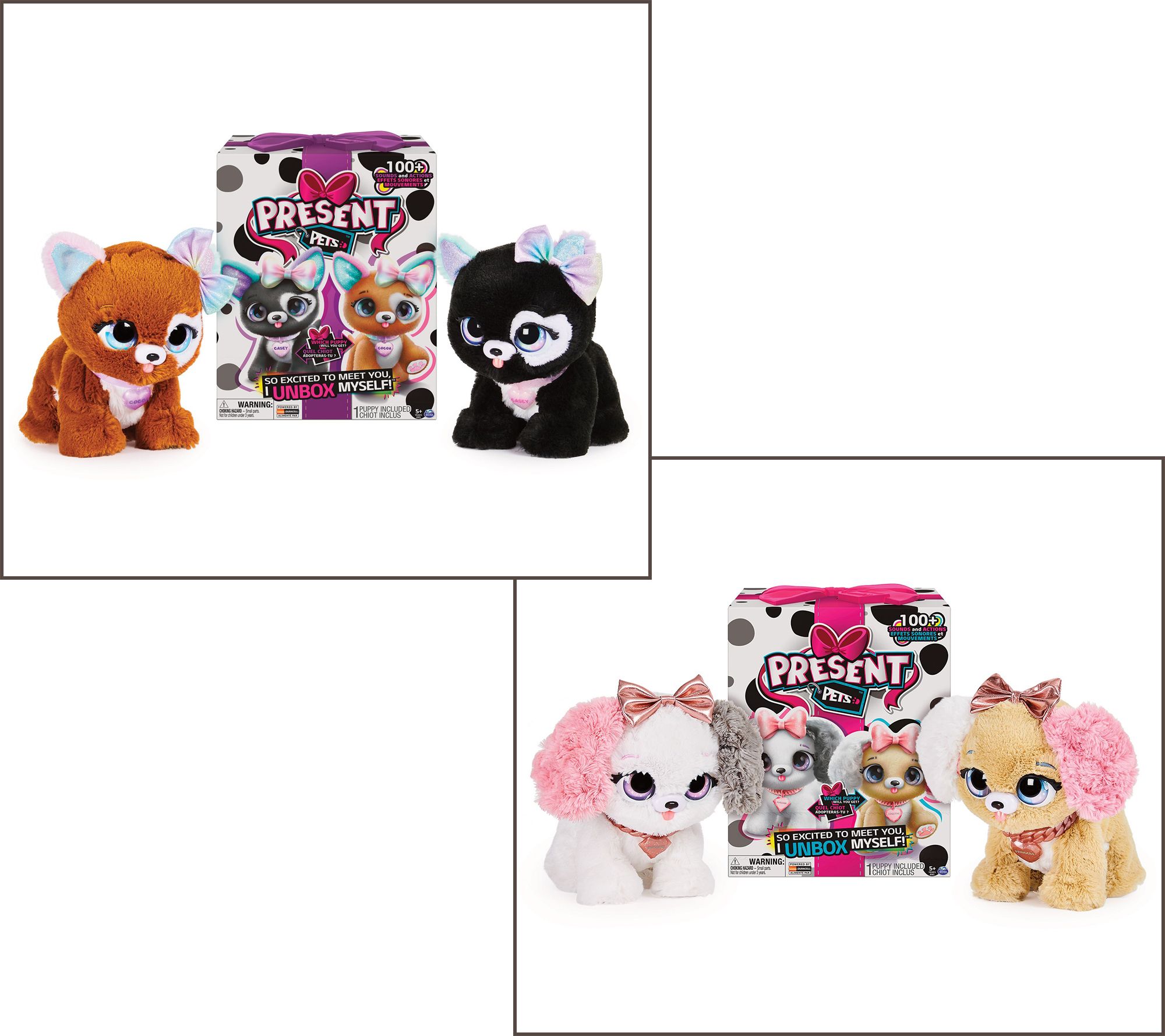 Present Pets Animated Puppy with Unboxing - QVC.com