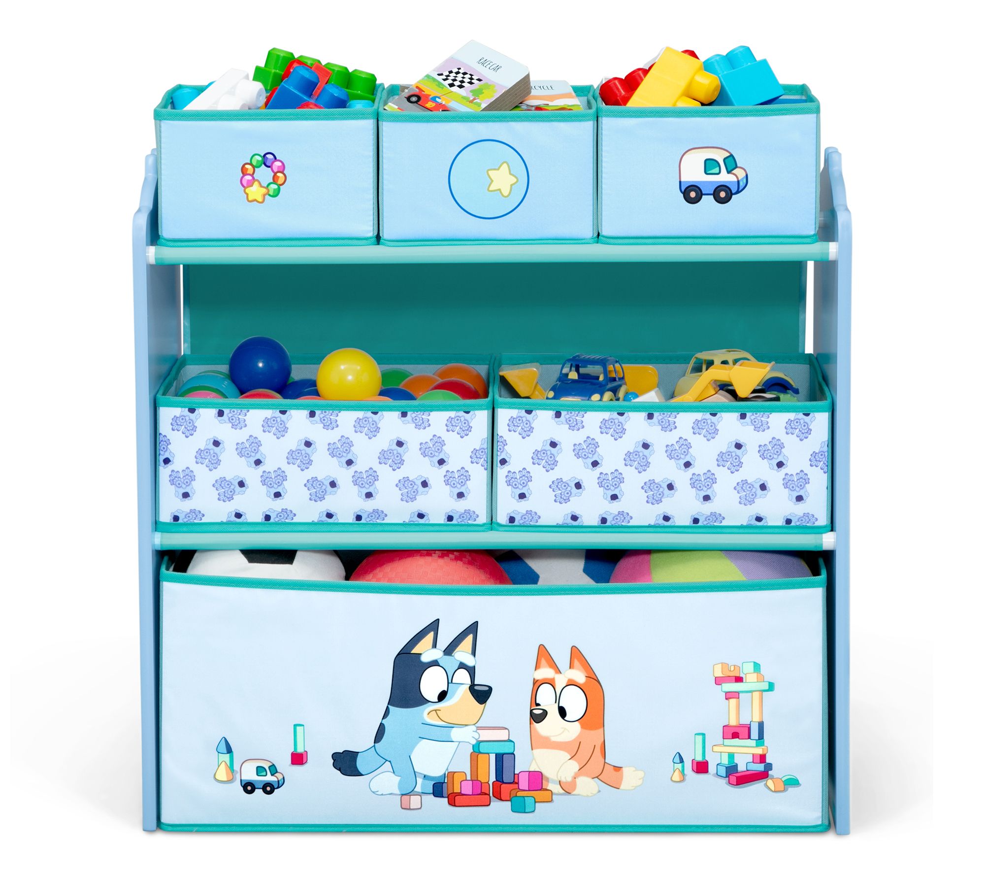 Delta Children Bluey Design & Store Bin Toy Storage Organizer - QVC.com