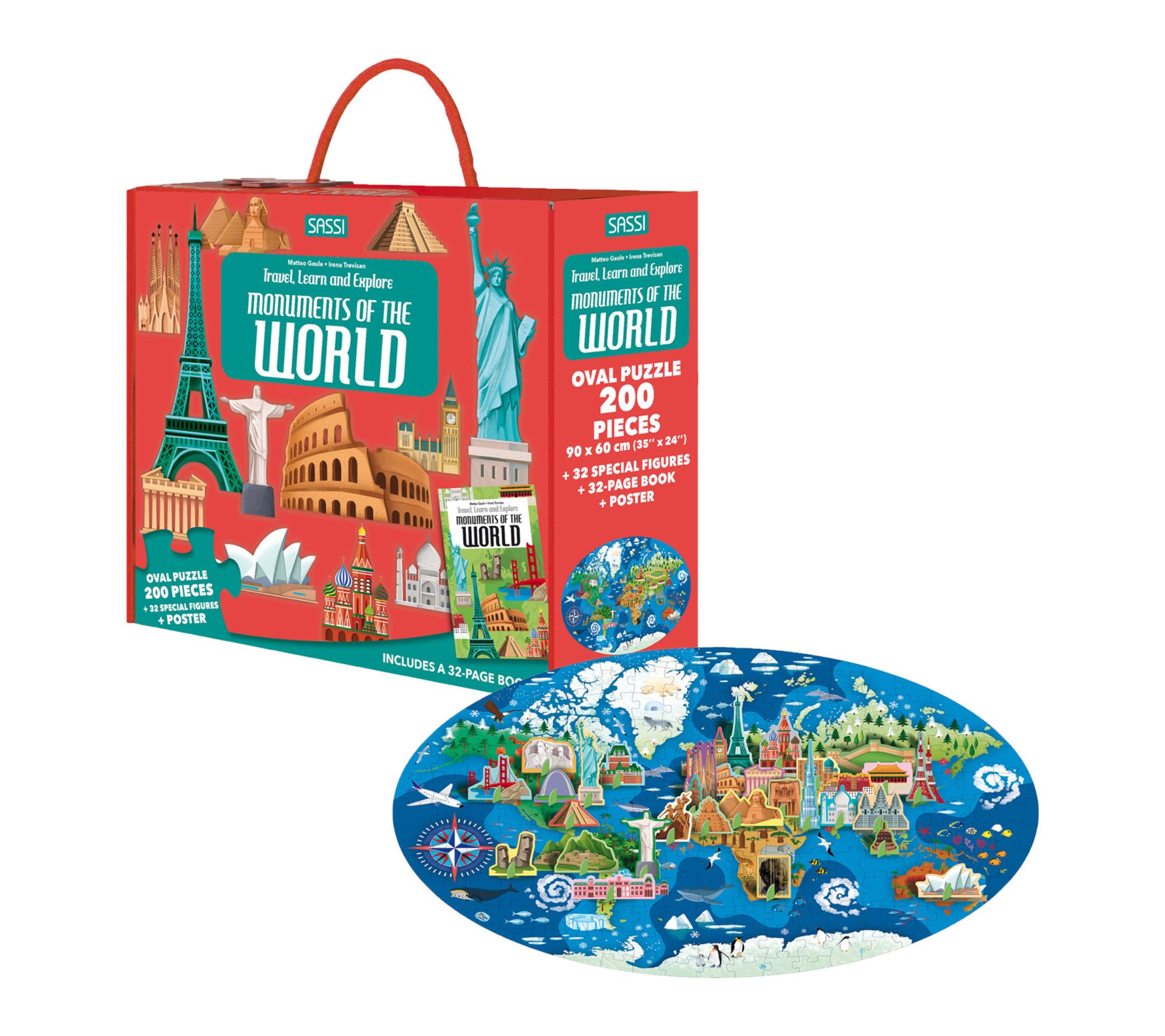 Sassi: Travel, Learn & Explore - Monuments Of The World Puzzle - QVC.com