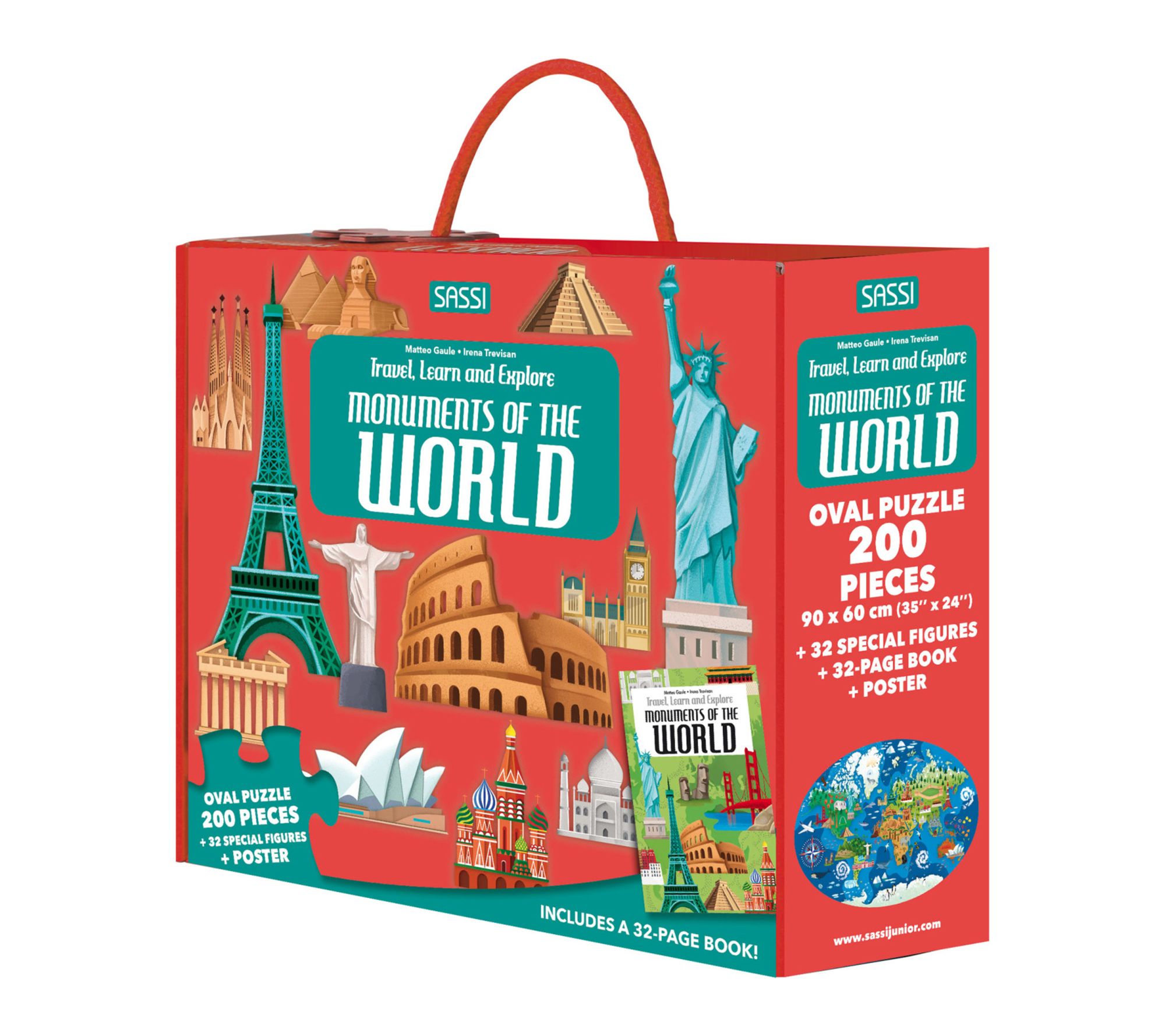 Sassi: Travel, Learn & Explore - Monuments Of The World Puzzle - QVC.com