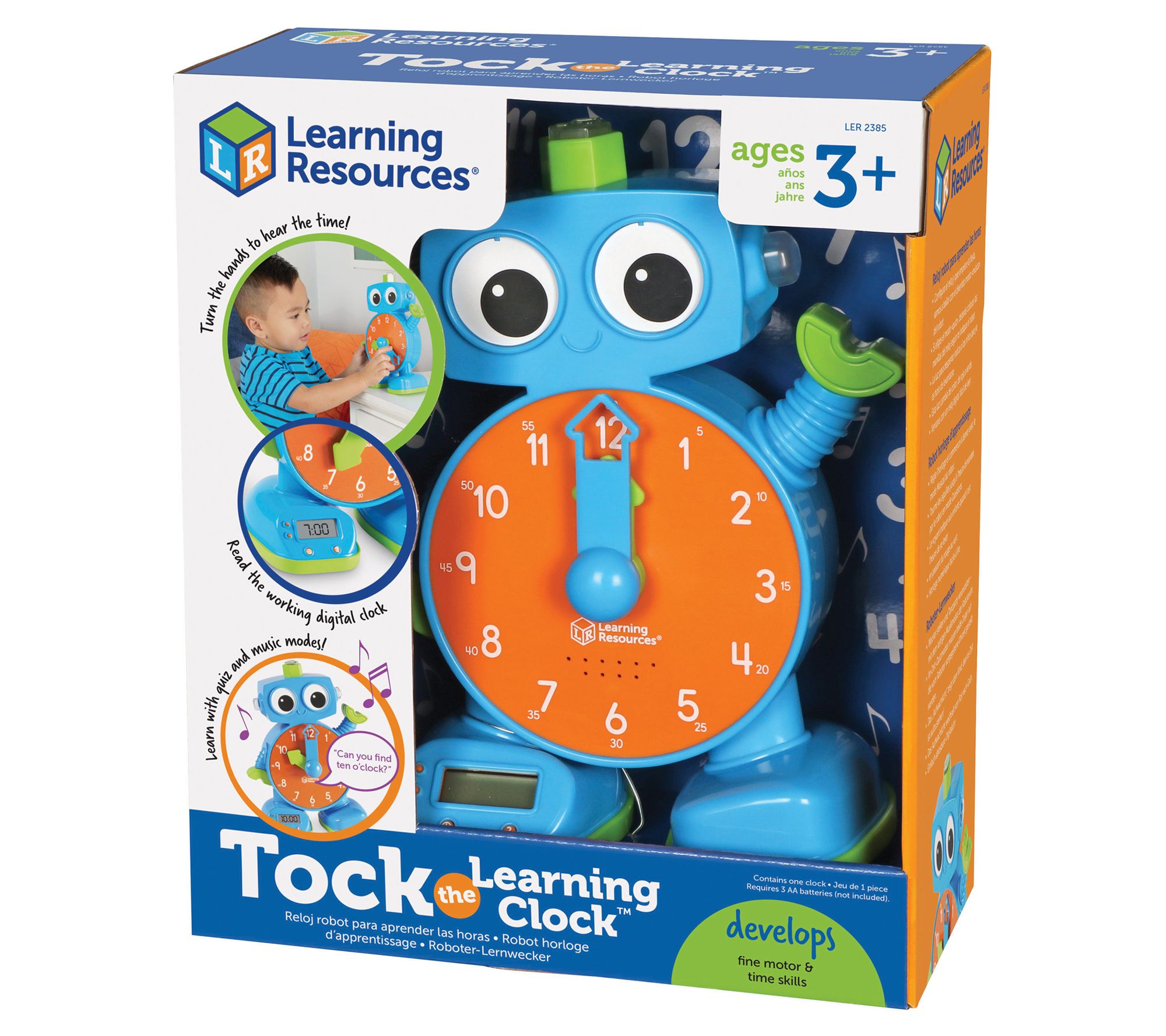 Learning Resources Tock the Learning Clock - QVC.com
