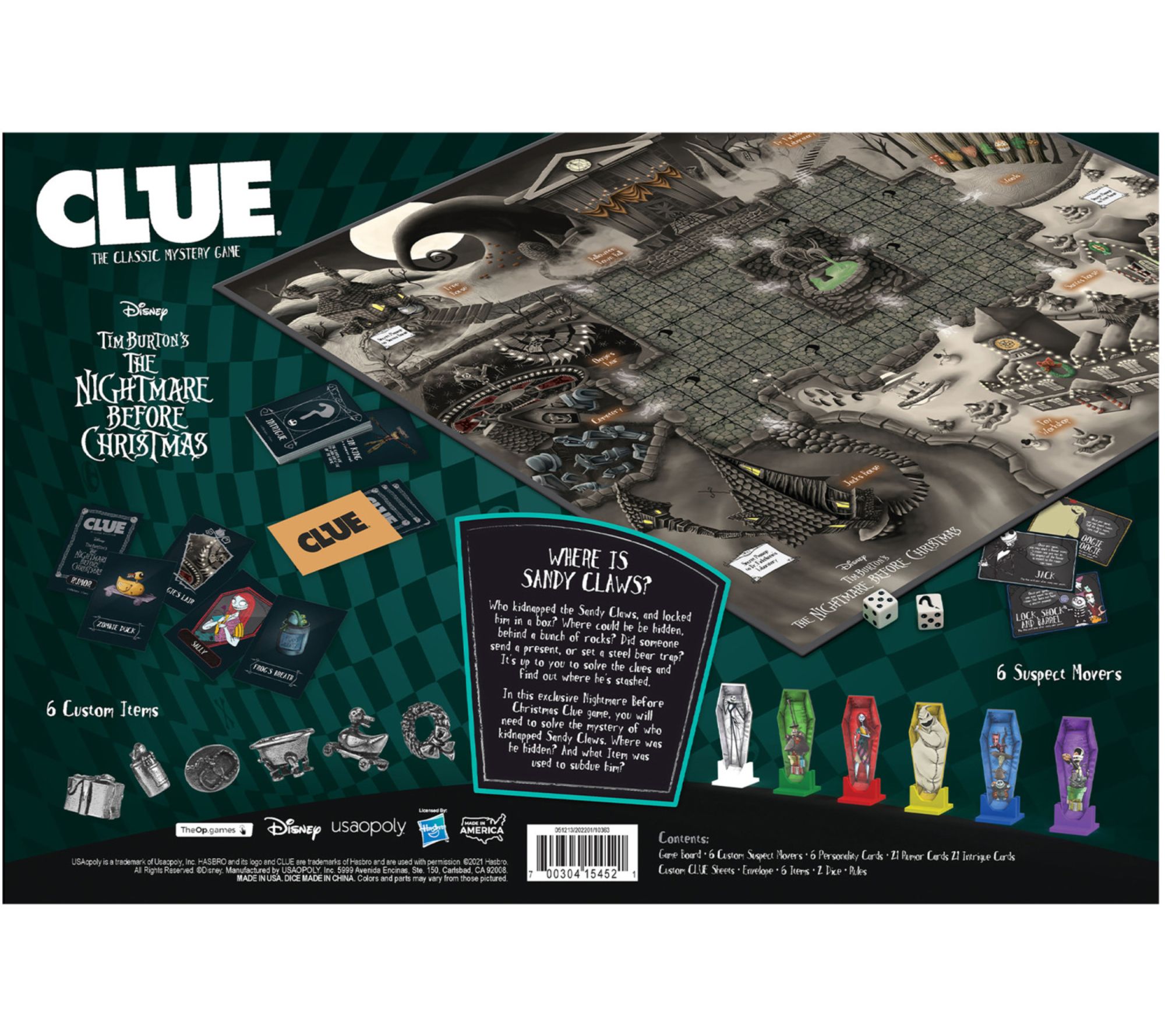CLUE The Nightmare Before Christmas Board Game - QVC.com