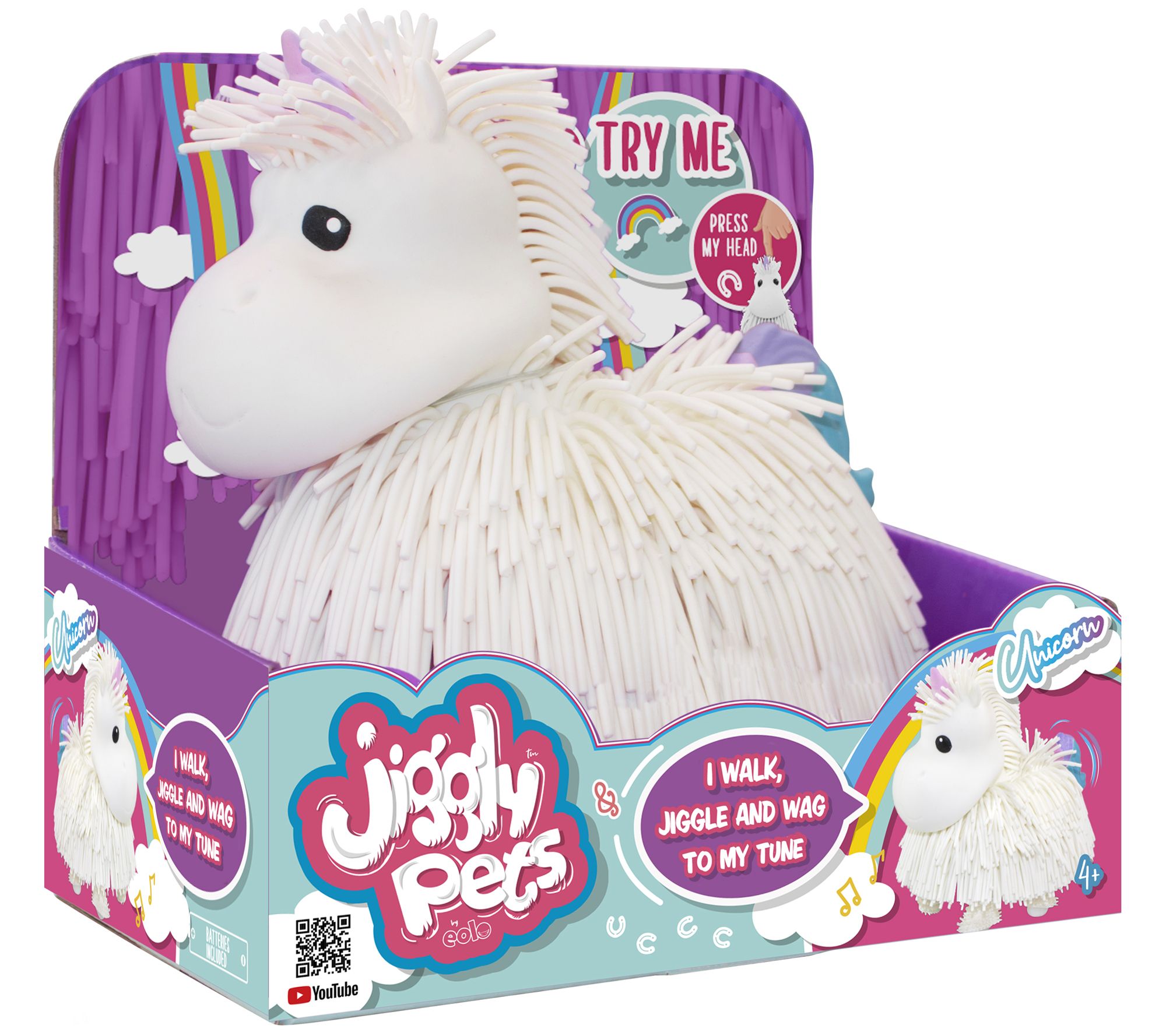 "As Is" Jiggly Pets Set of 2 Interactive Dancing Animals - QVC.com