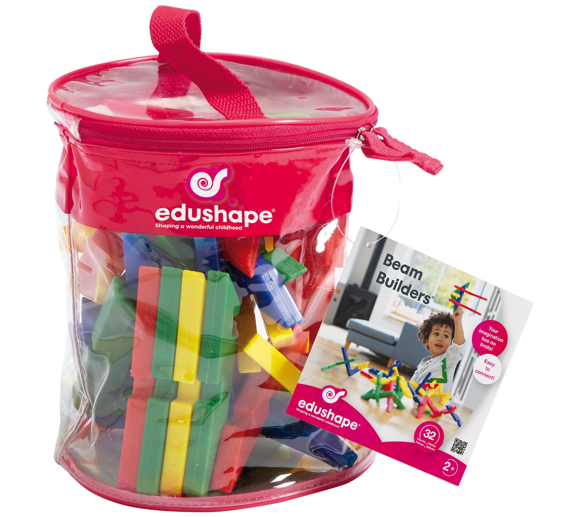 Edushape 32-Piece Beam Builders Blocks - QVC.com
