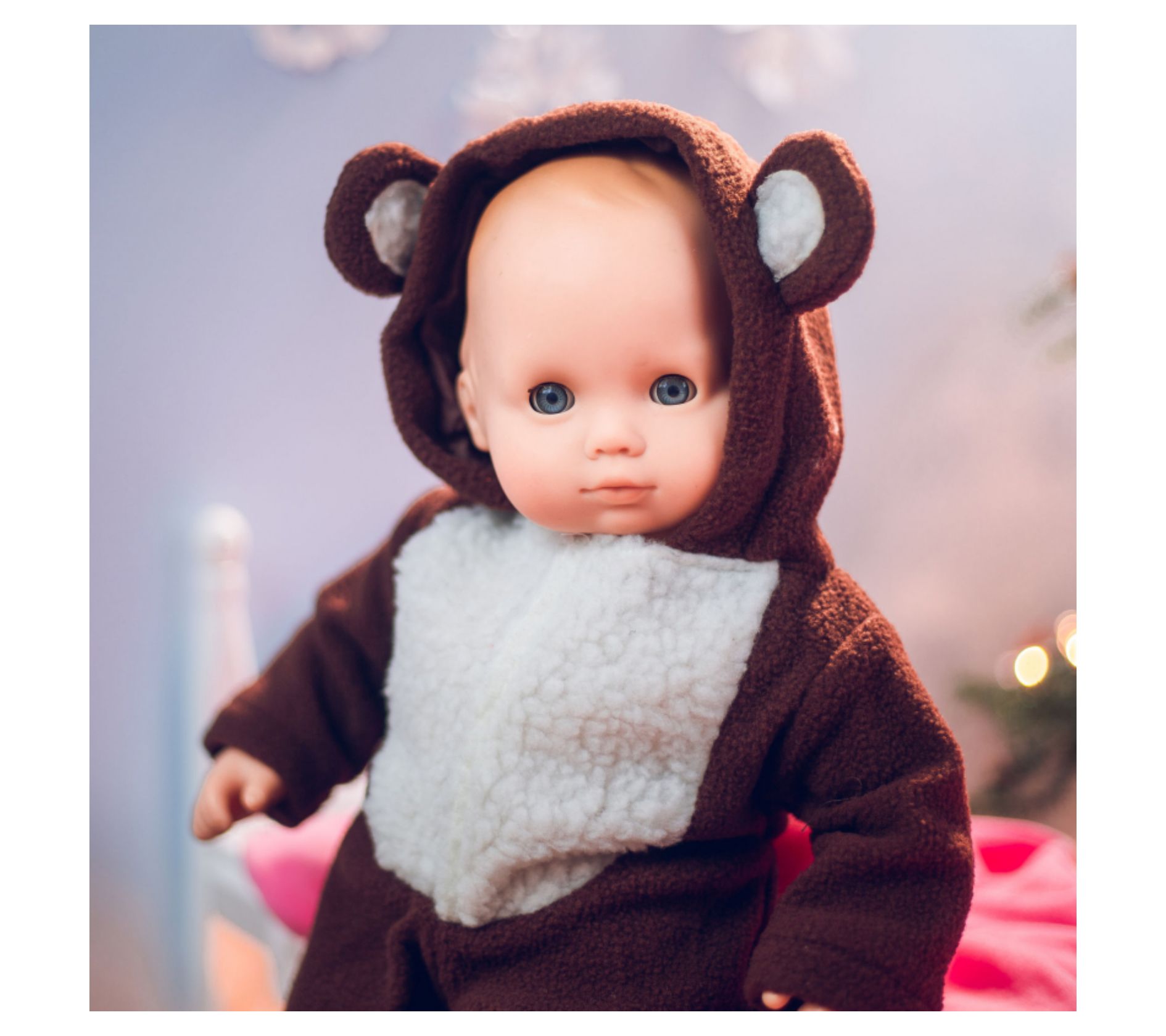 The Queen's Treasures Bear Sleeper Outfit for 15" Dolls - QVC.com