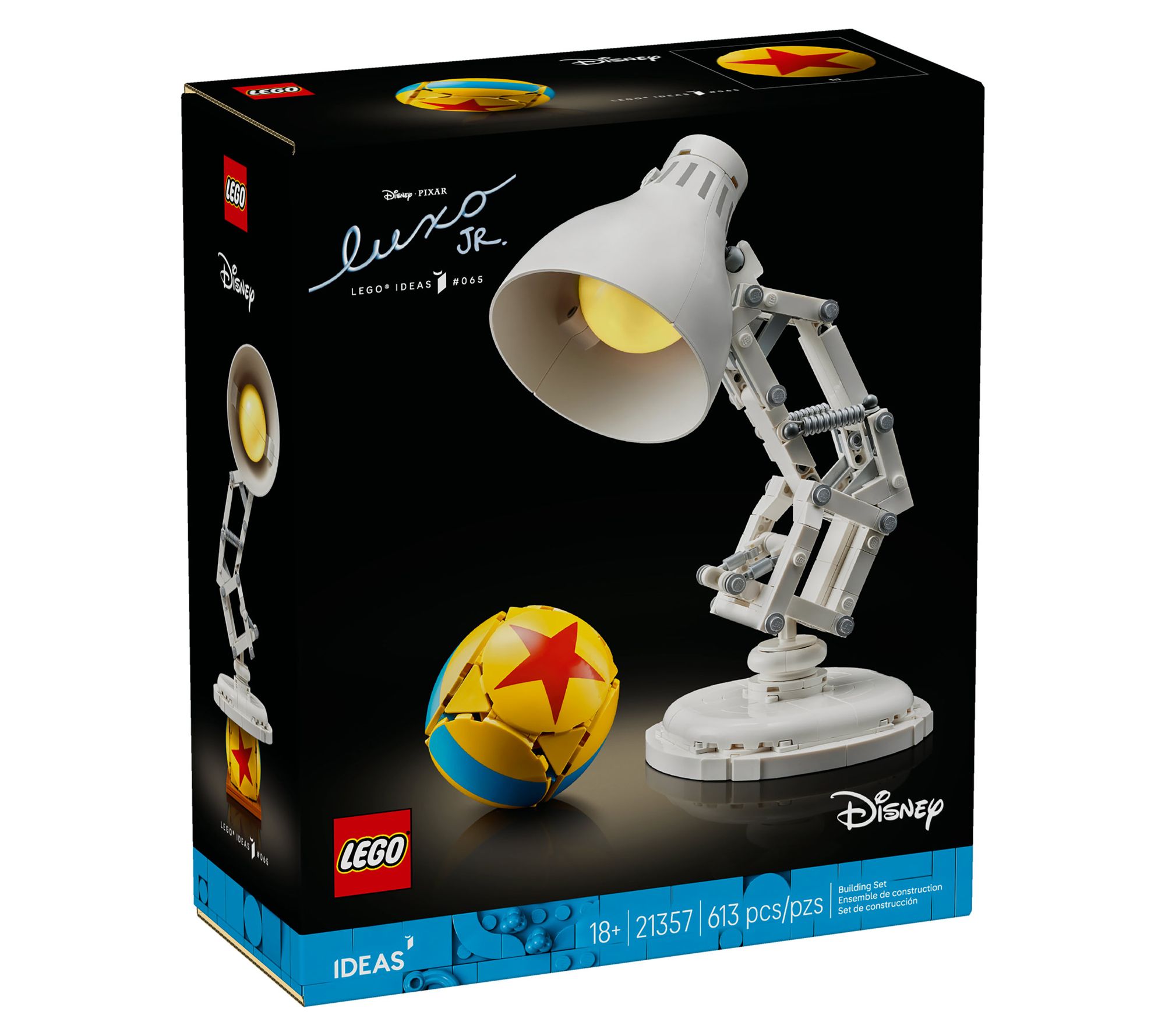 LEGO Ideas Disney Pixar Luxo Jr. 613-PieceBuilding Set - QVC.com