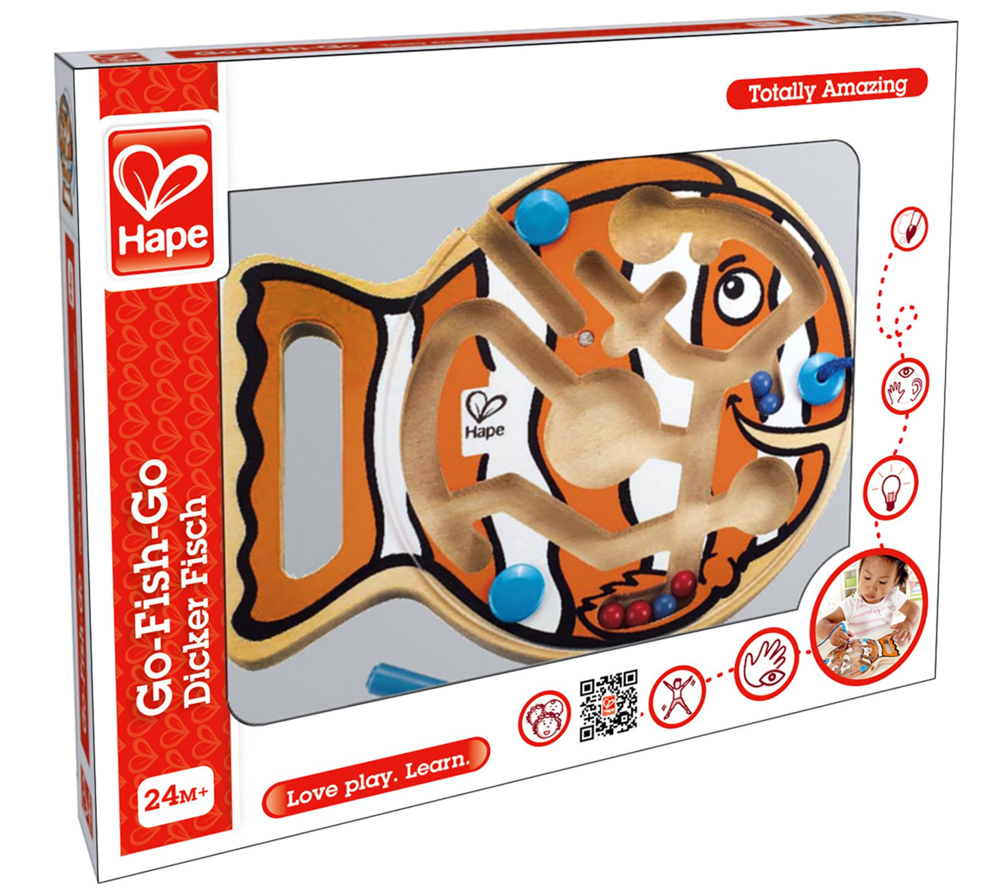 Hape Wooden Magnetic Bead Maze - QVC.com
