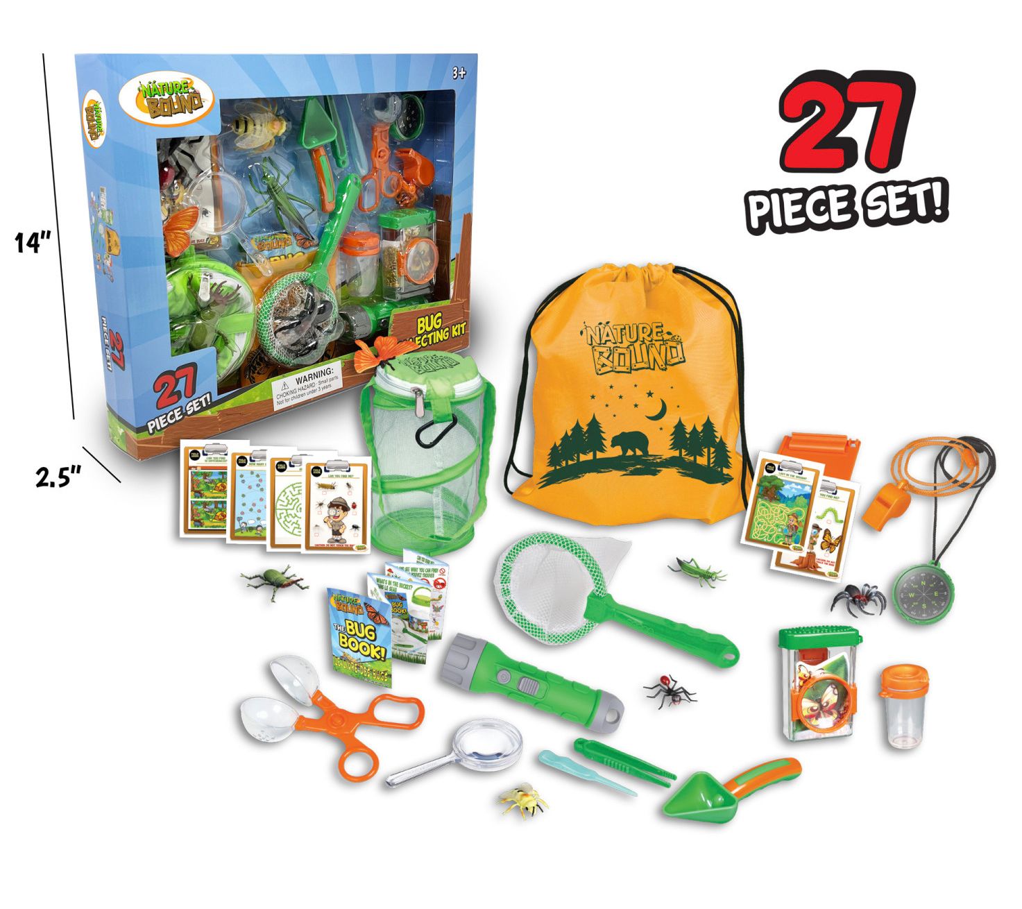 Nature Bound Bug Collecting Kit, Pop-Up Habitat, Explorer Gear - QVC.com