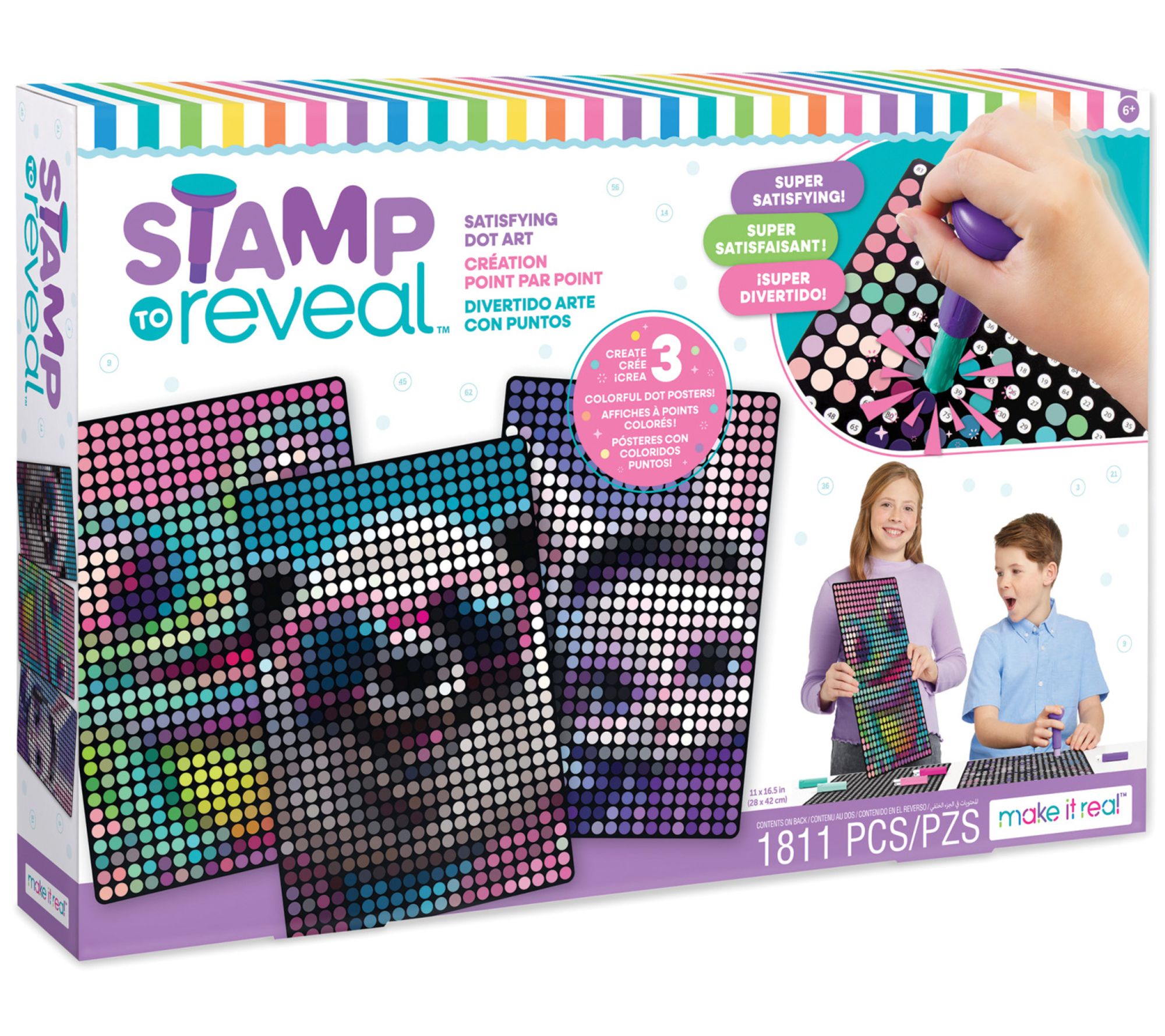 Make It Real Stamp To Reveal - Bunny, Frog, Panda - QVC.com