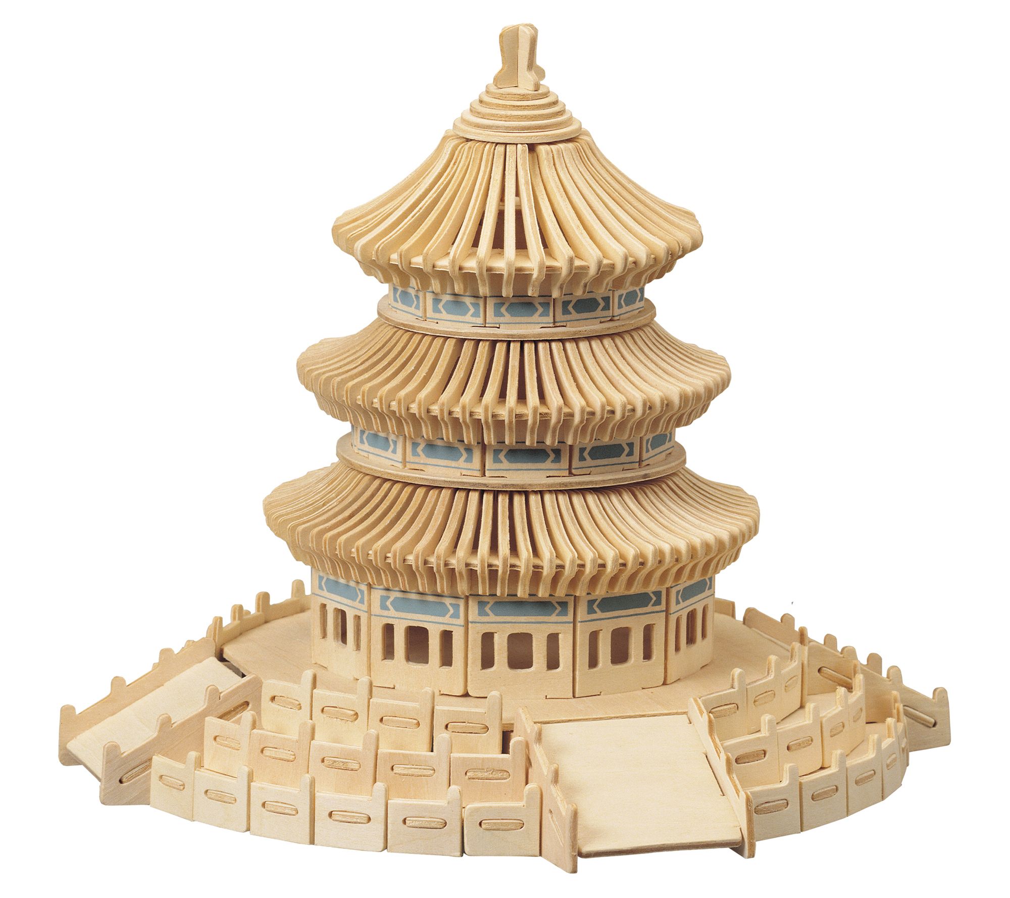 Puzzled Temple of Heaven Wooden 3D Puzzle - QVC.com
