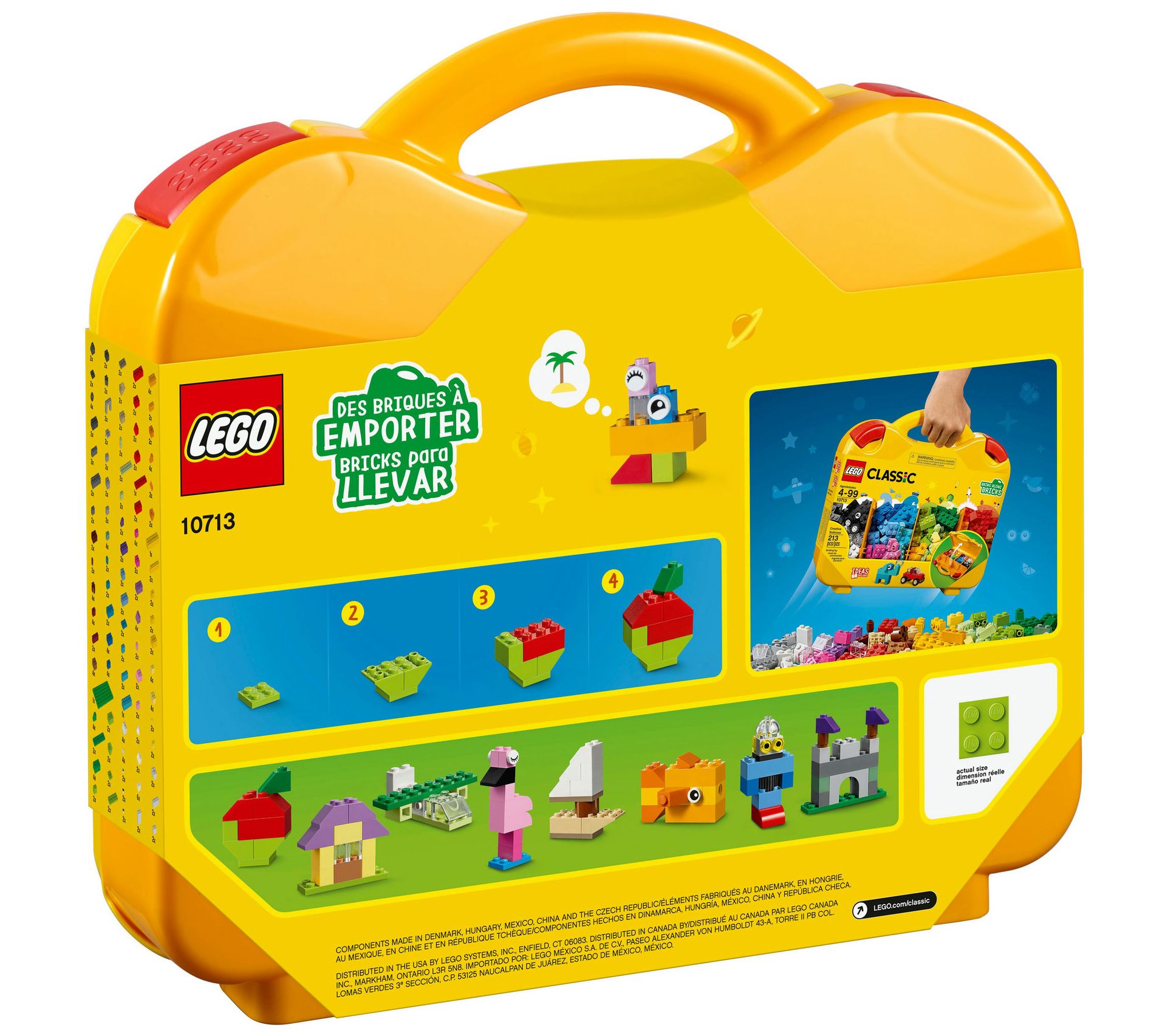 LEGO Classic Creative Suitcase Building Kit - QVC.com