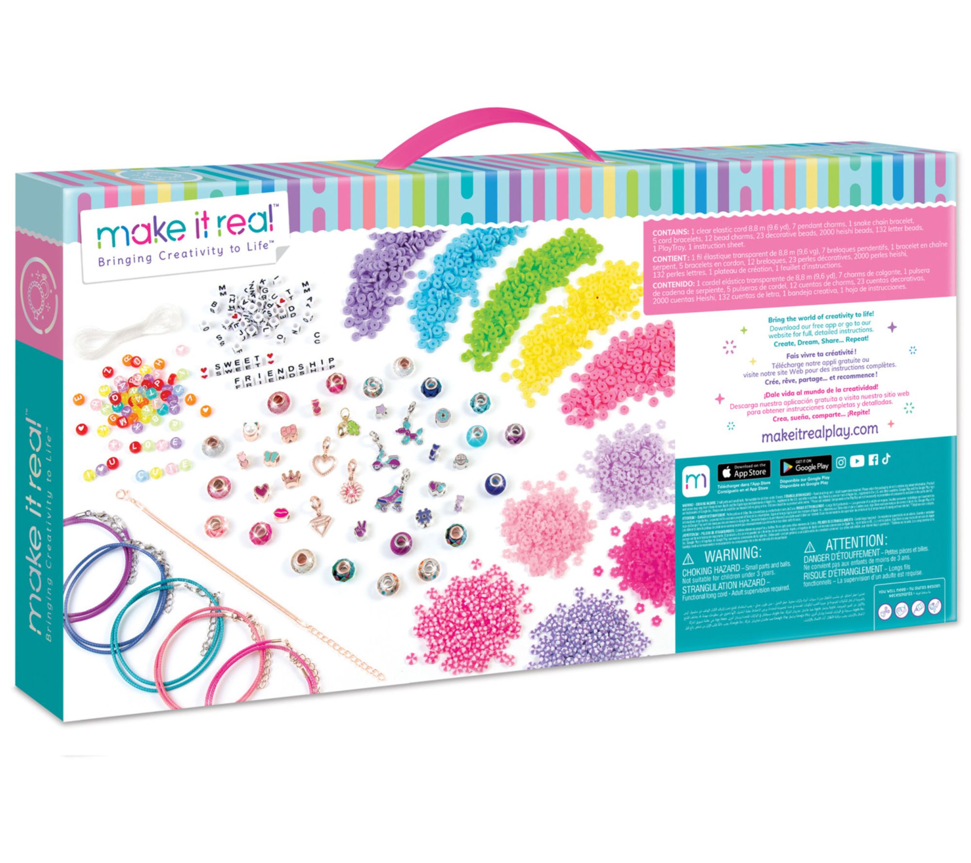 Make It Real Best Day Ever Deluxe Jewelry Studio - 2183pcs - QVC.com