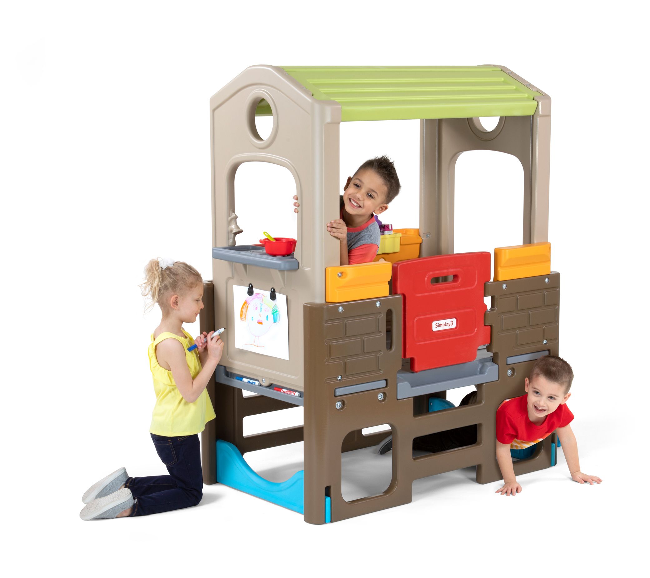 Simplay3 Young Explorers Indoor/Outdoor Discovery Playhouse - QVC.com