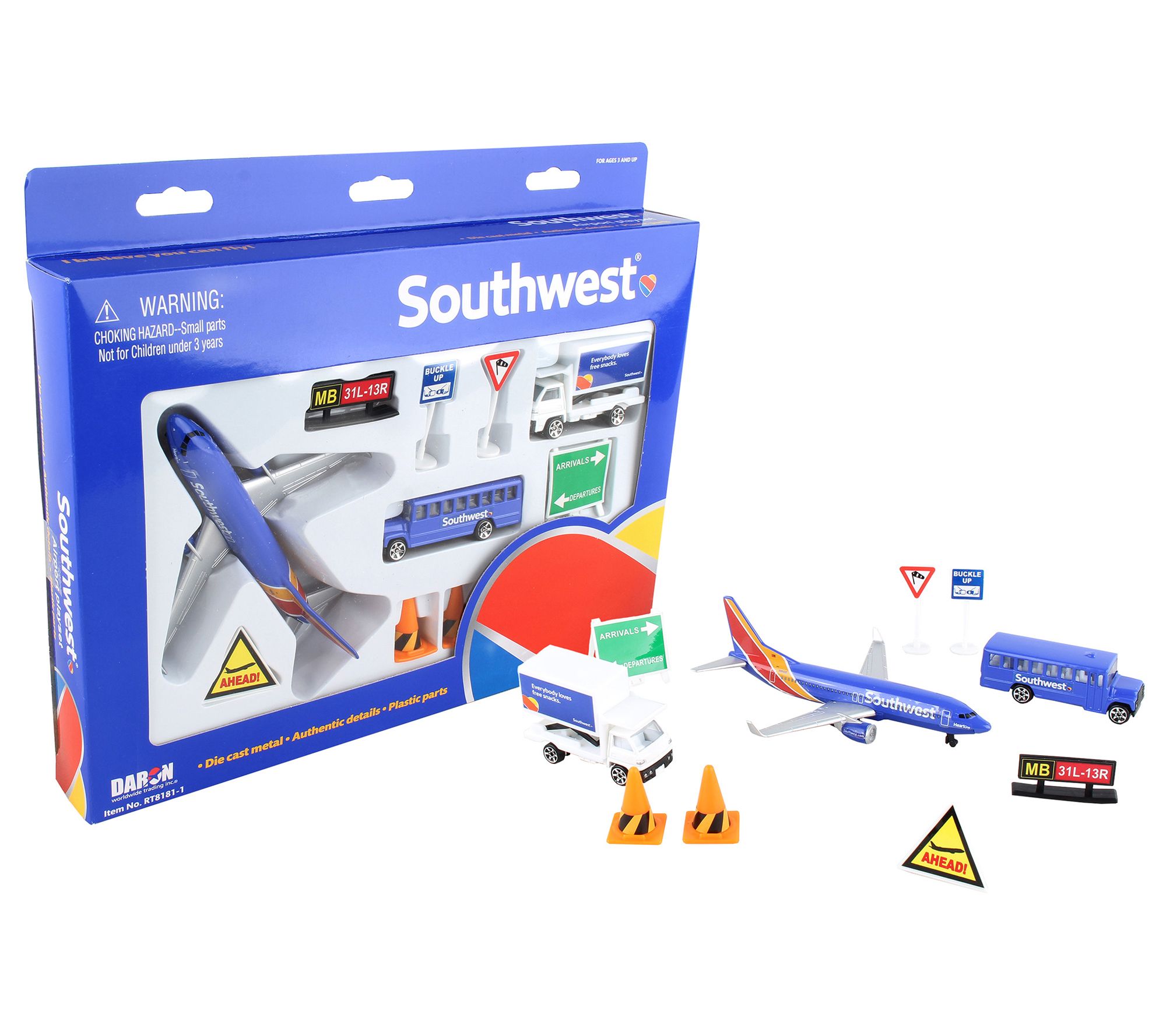Daron Worldwide Trading Southwest Airlines Airp ort Play Set - QVC.com