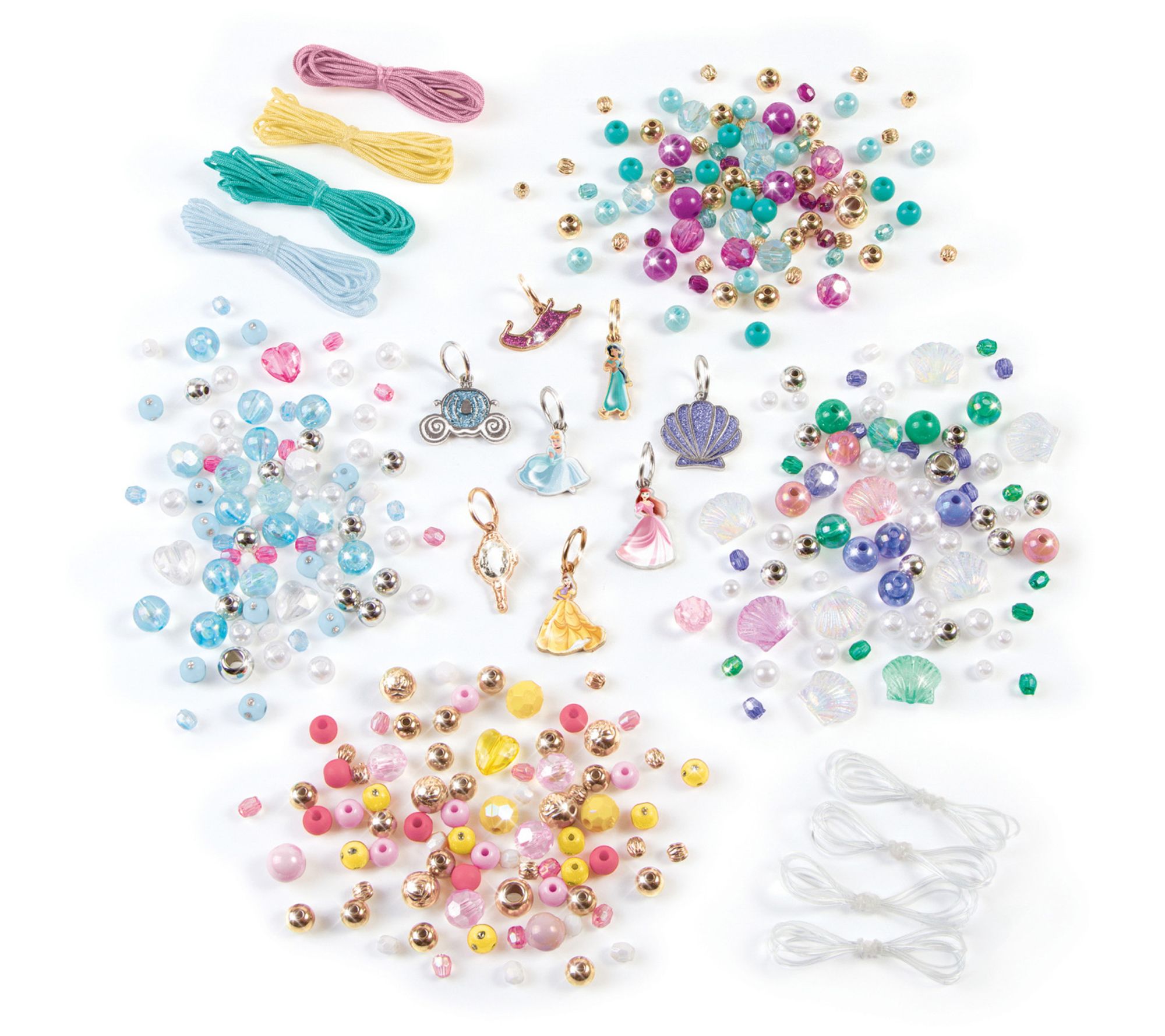 Make It Real Disney Princess Castle Style DIY Bracelet Kit - QVC.com