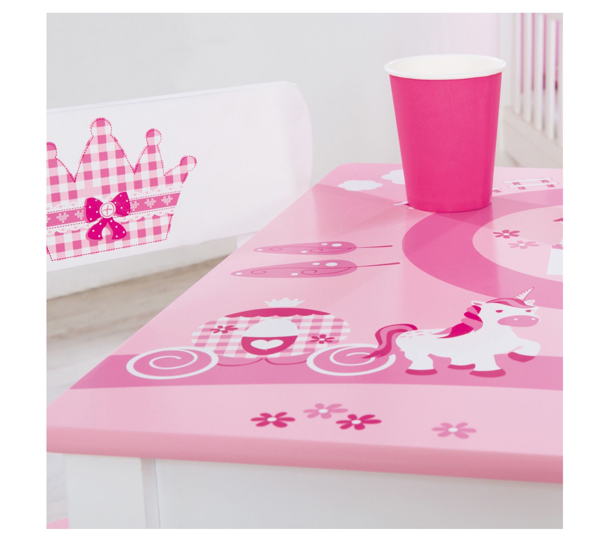 Roba-Kids Table & 2 Chair Wooden Children's Seating - QVC.com