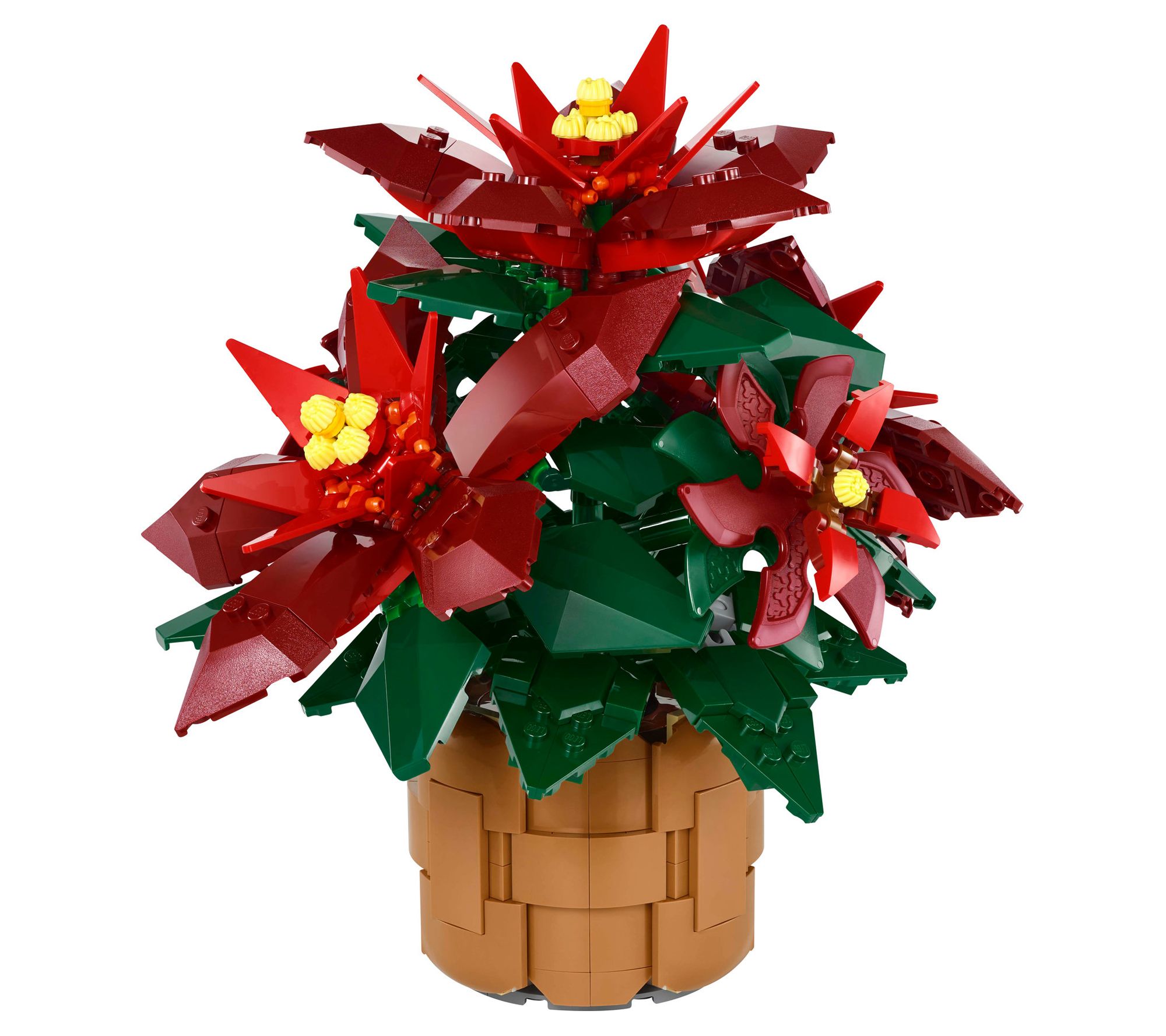 LEGO Icons Poinsettia Plant Decor 608-PieceBuilding Set - QVC.com