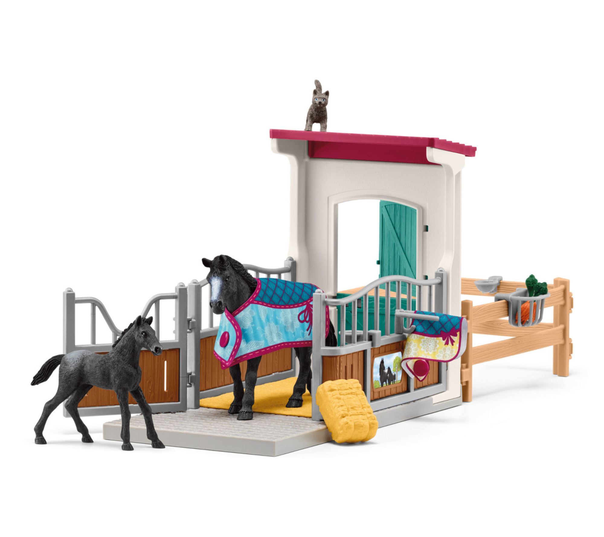 Schleich Horse Club: Horse Box With Mare & Foal - QVC.com
