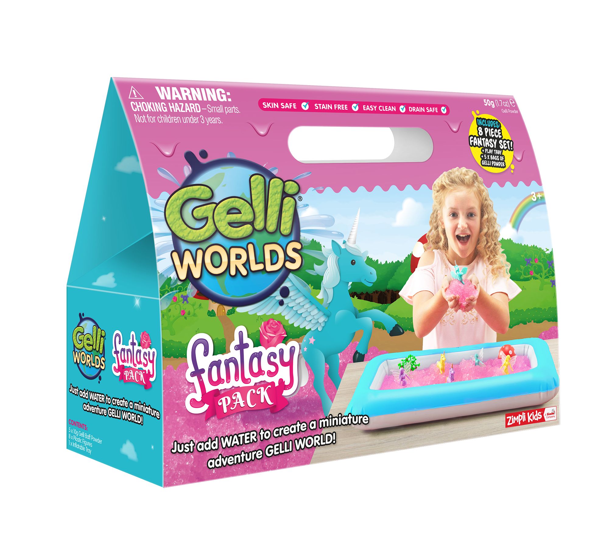 "As Is" Gelli Worlds Inflatable Sensory Bin w/ 8 Toys 15 Gel - QVC.com
