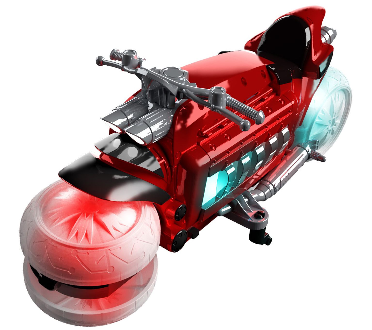 HoverCycle Set of 2 RC Stunt Motorcycles w/ LED Lights - QVC.com