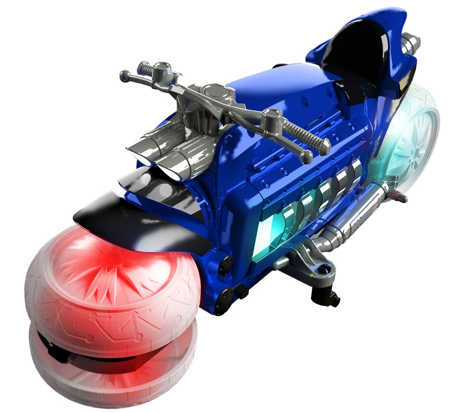 HoverCycle Set of 2 RC Stunt Motorcycles w/ LED Lights - QVC.com