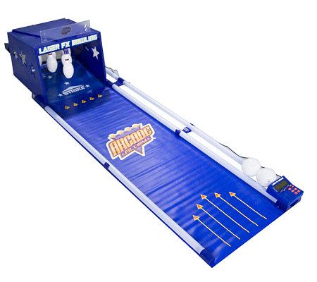 Arcade Alley Electronic Bowling Game w/Laser Lights - QVC.com