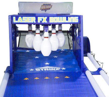 Arcade Alley Electronic Bowling Game w/Laser Lights - QVC.com