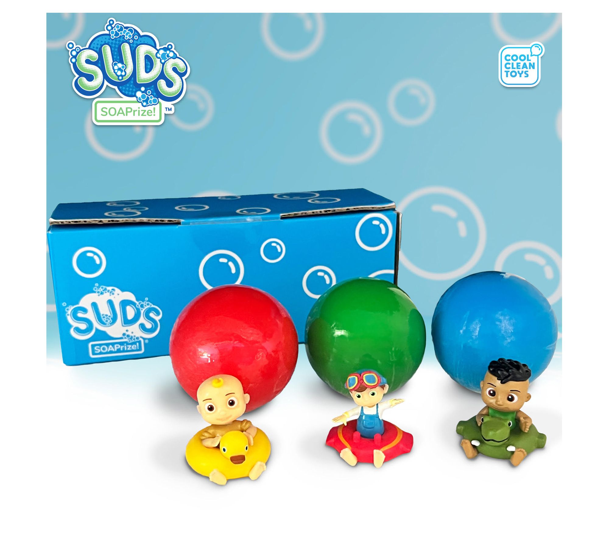 SUDS CoComelon SOAPrize Bubble Fun Pack - QVC.com