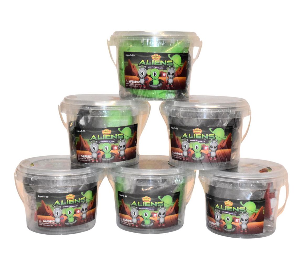 Build Buddiez Aliens Craft Kit - 6pk - QVC.com