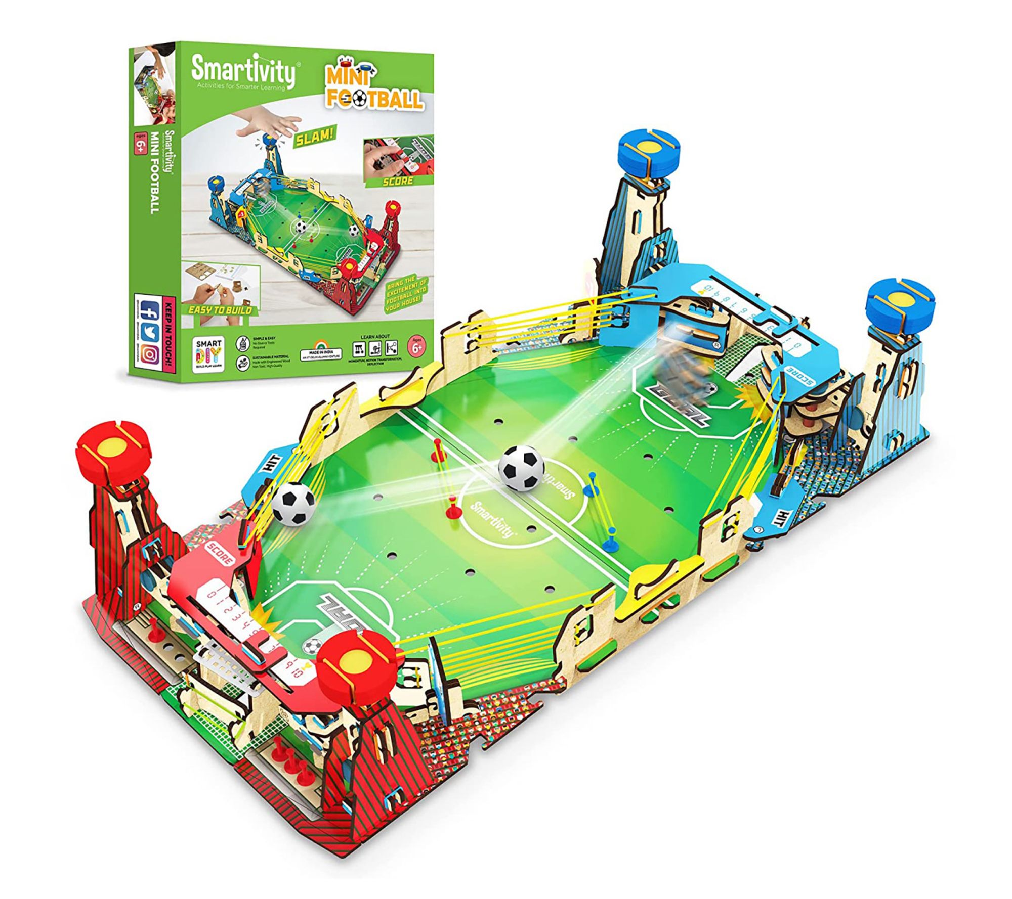 Smartivity DIY Soccer Field Building Toy - QVC.com