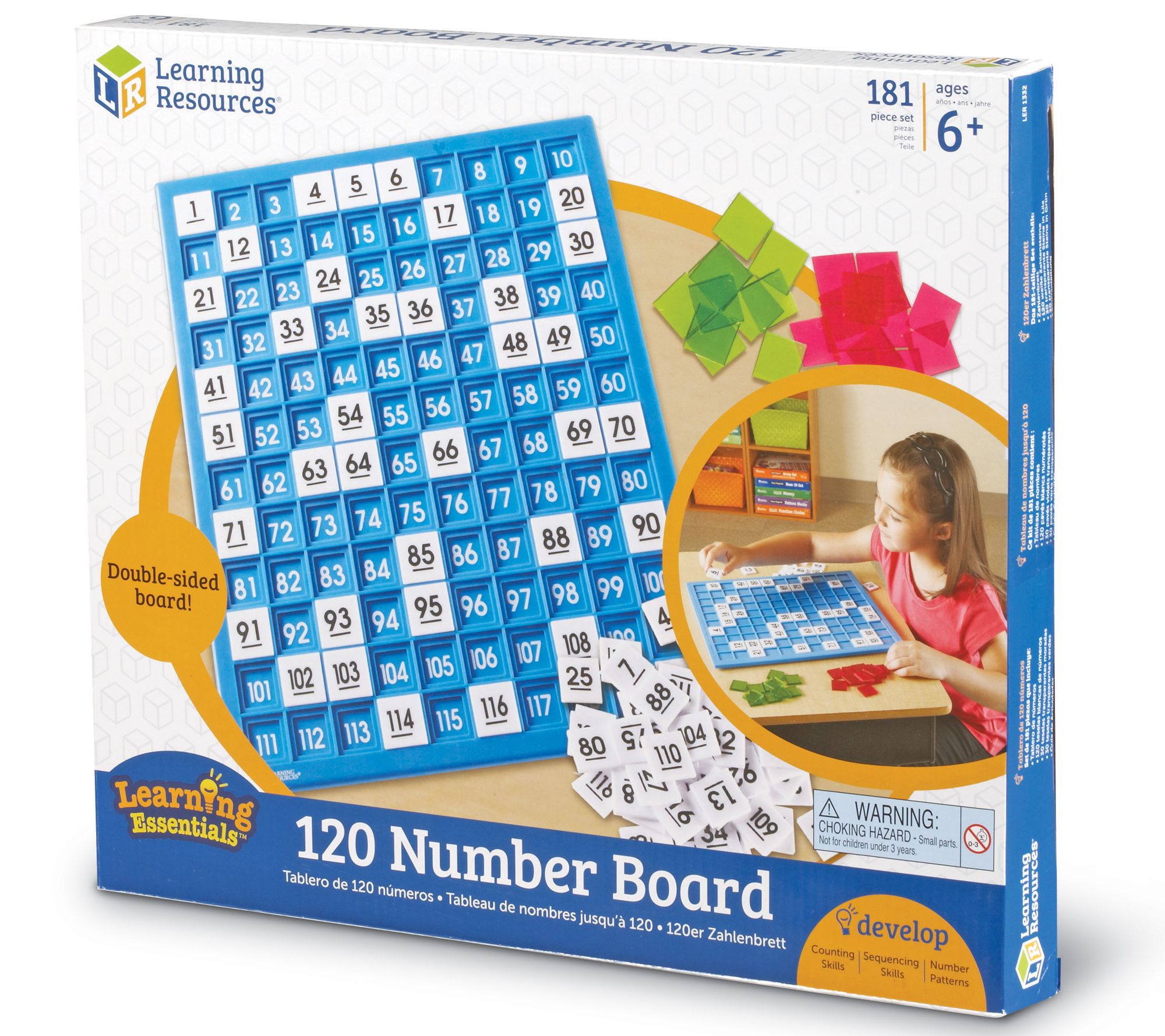 120 Number Board by Learning Resources - QVC.com