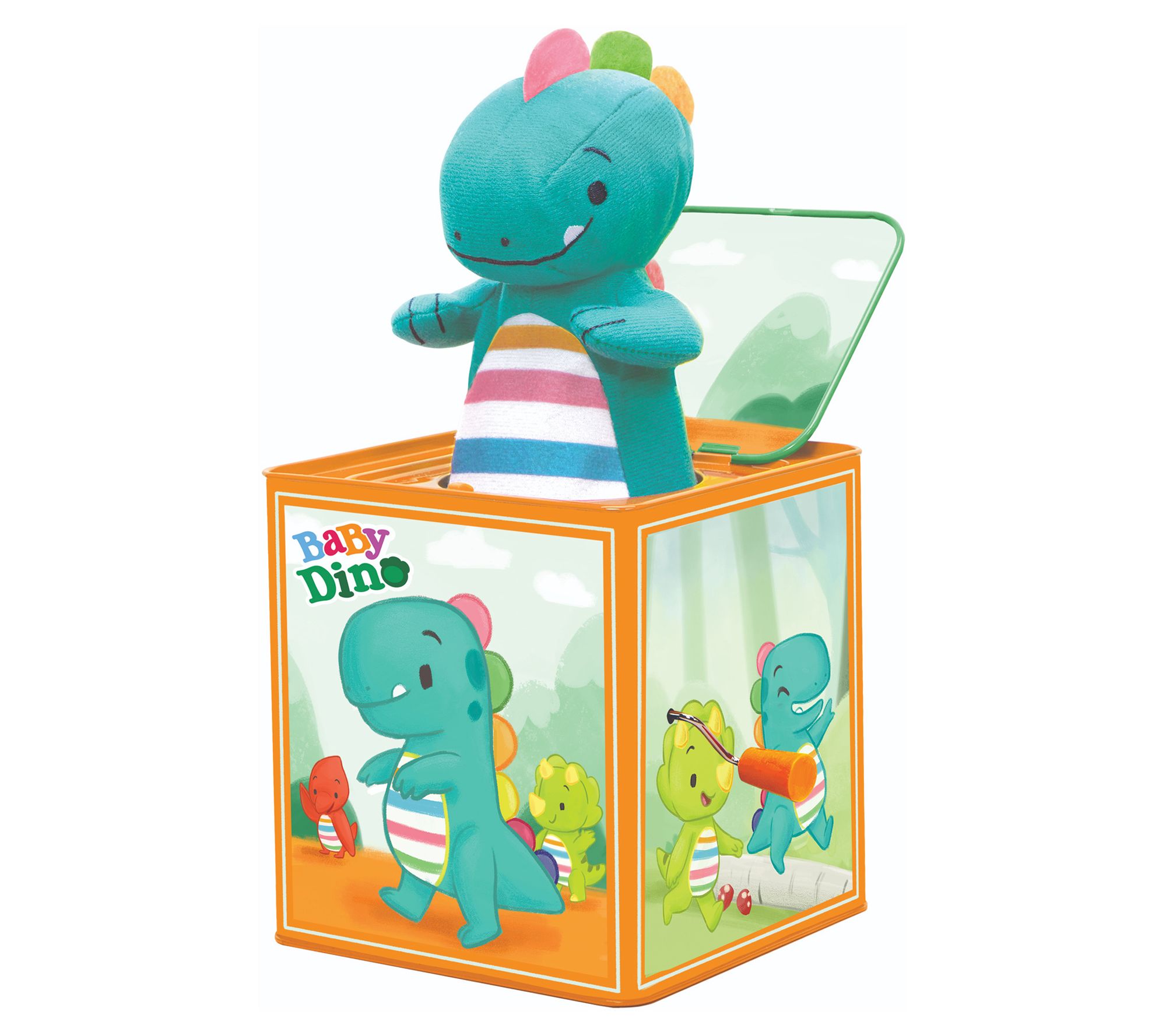 Schylling Baby Dino Jack In The Box - QVC.com