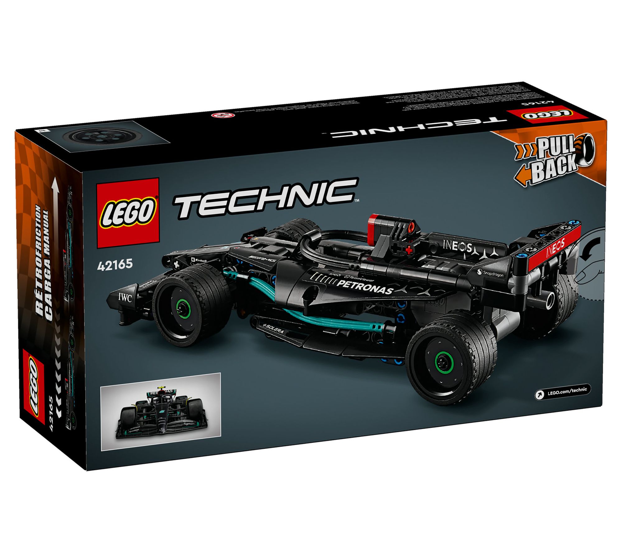 LEGO Technic Mercedes-AMG F1 W14 E PerformancePull-Back 42165 - QVC.com