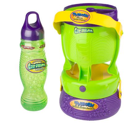 Gazillion Bubbles Typhoon Bubble Fountain with 64oz. Solution - QVC.com
