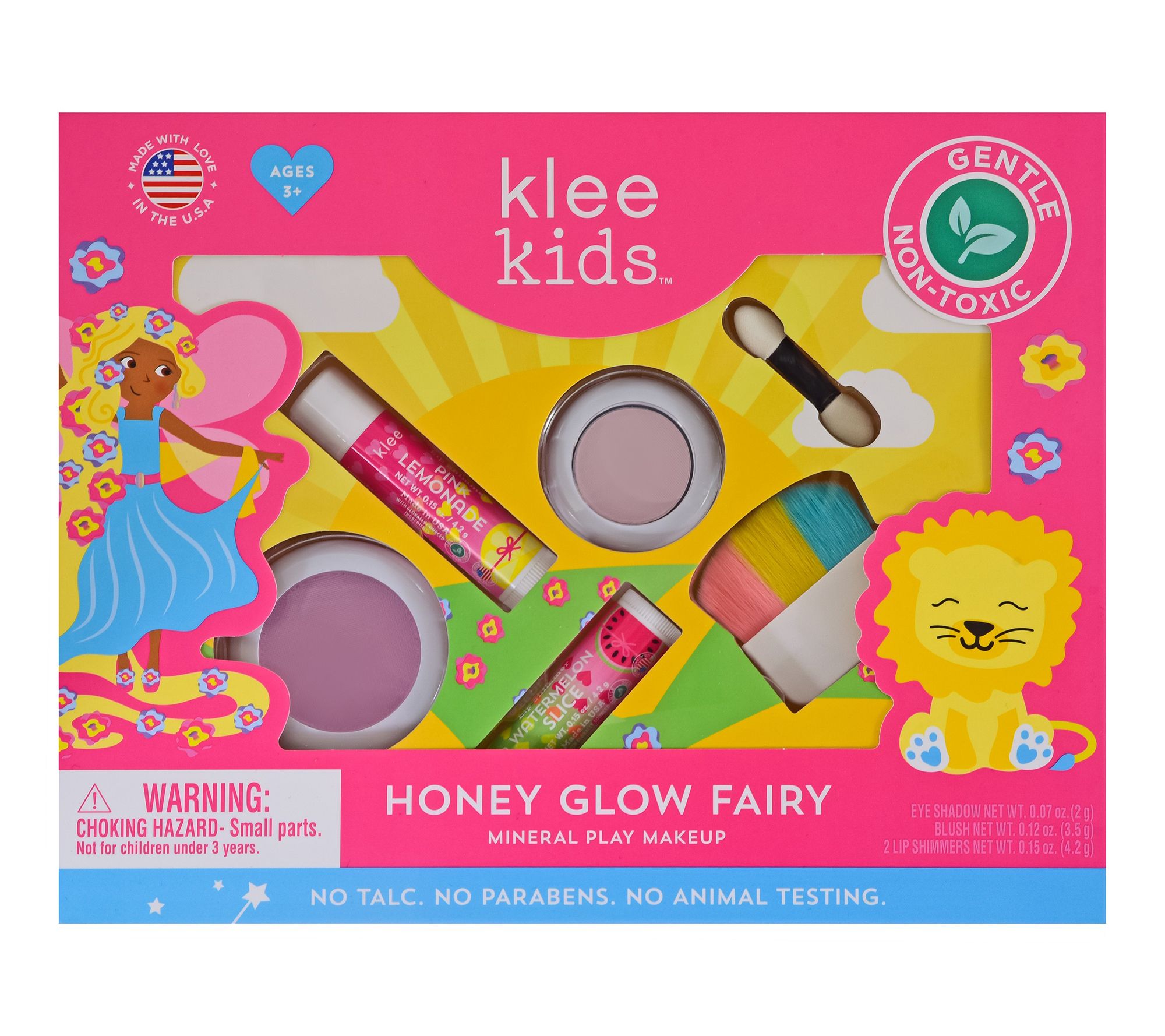 Klee Naturals Honey Glow Fairy Kids' Mineral Makeup Set - QVC.com