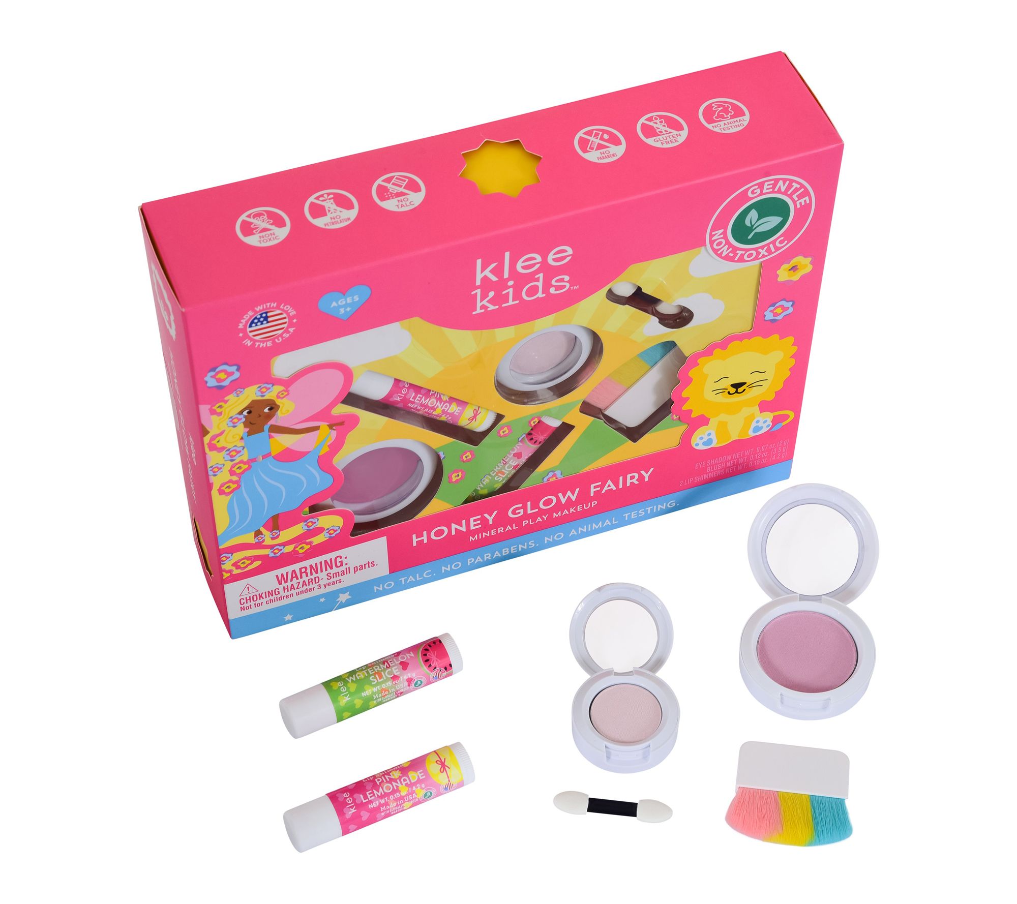 Klee Naturals Honey Glow Fairy Kids' Mineral Makeup Set - QVC.com