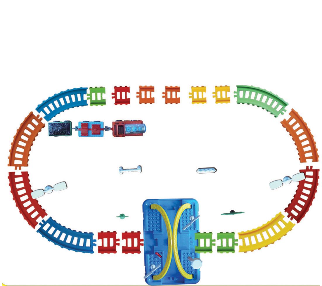 Neo Tracks 40-Piece Train Set with Flexible Train Track - QVC.com