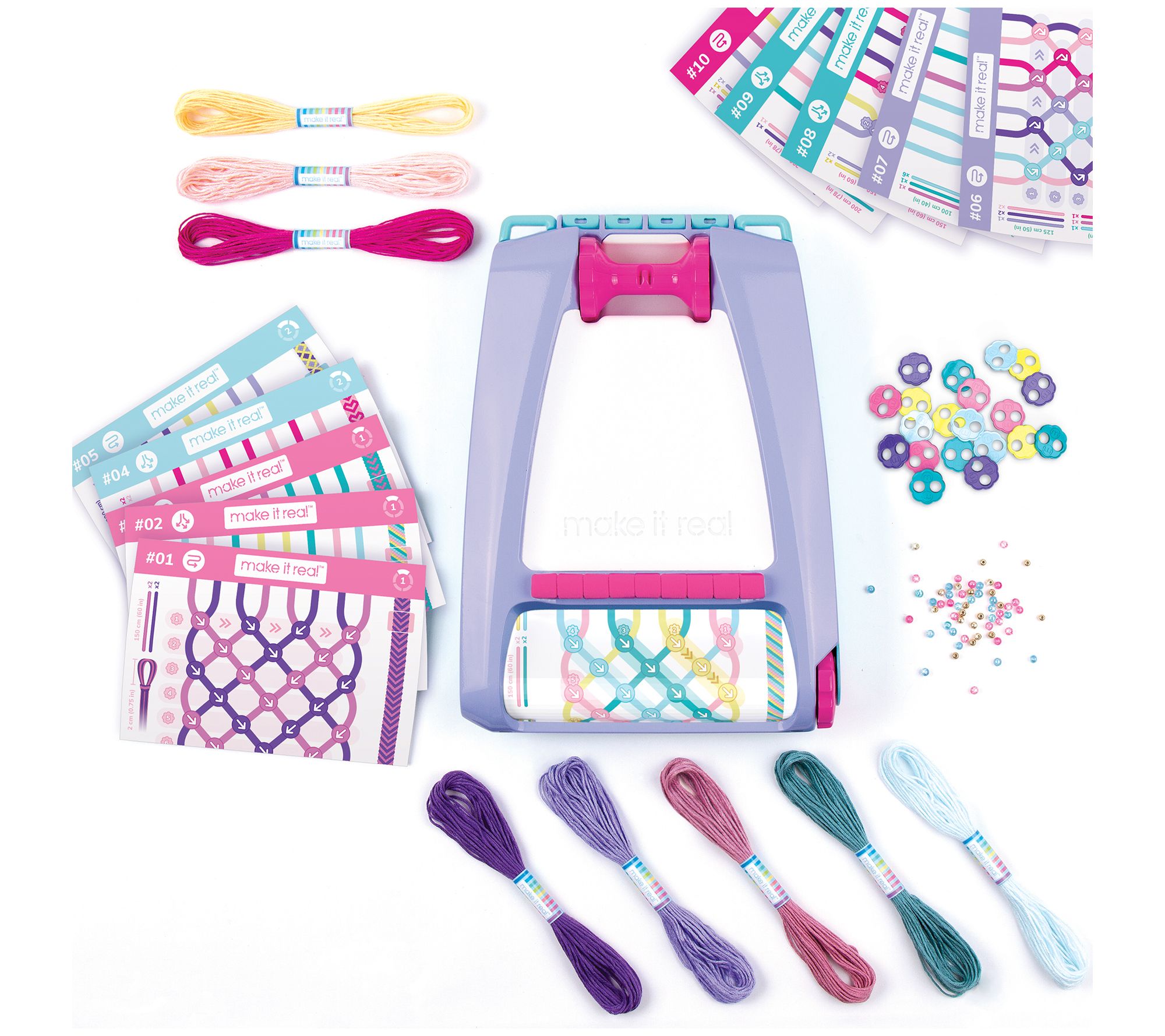 Make It Real: Jewelry Kit - Friendship BraceletMaker - QVC.com