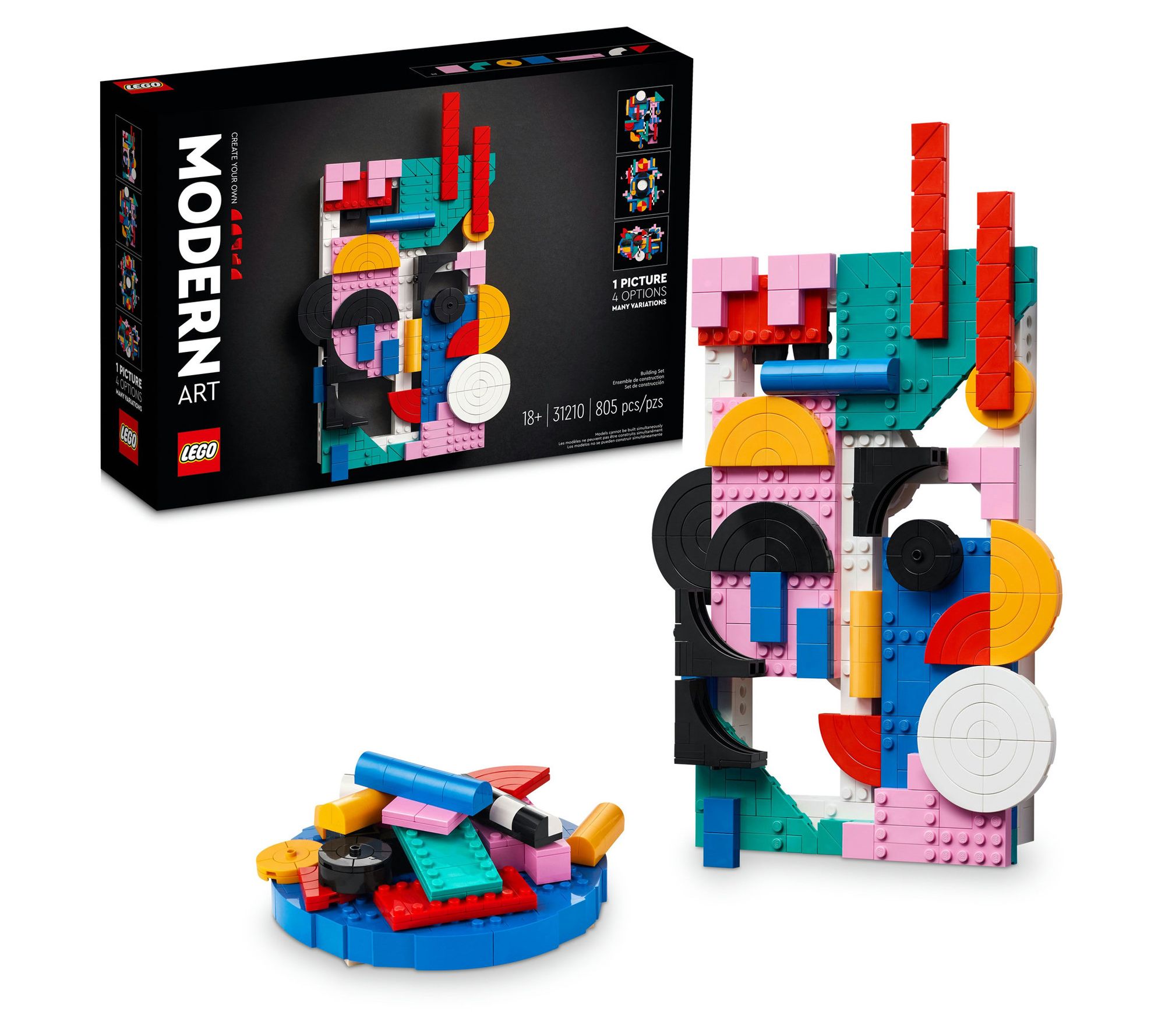 LEGO Art Modern Art 31210 Buil ding Kit - 805 Pieces - QVC.com