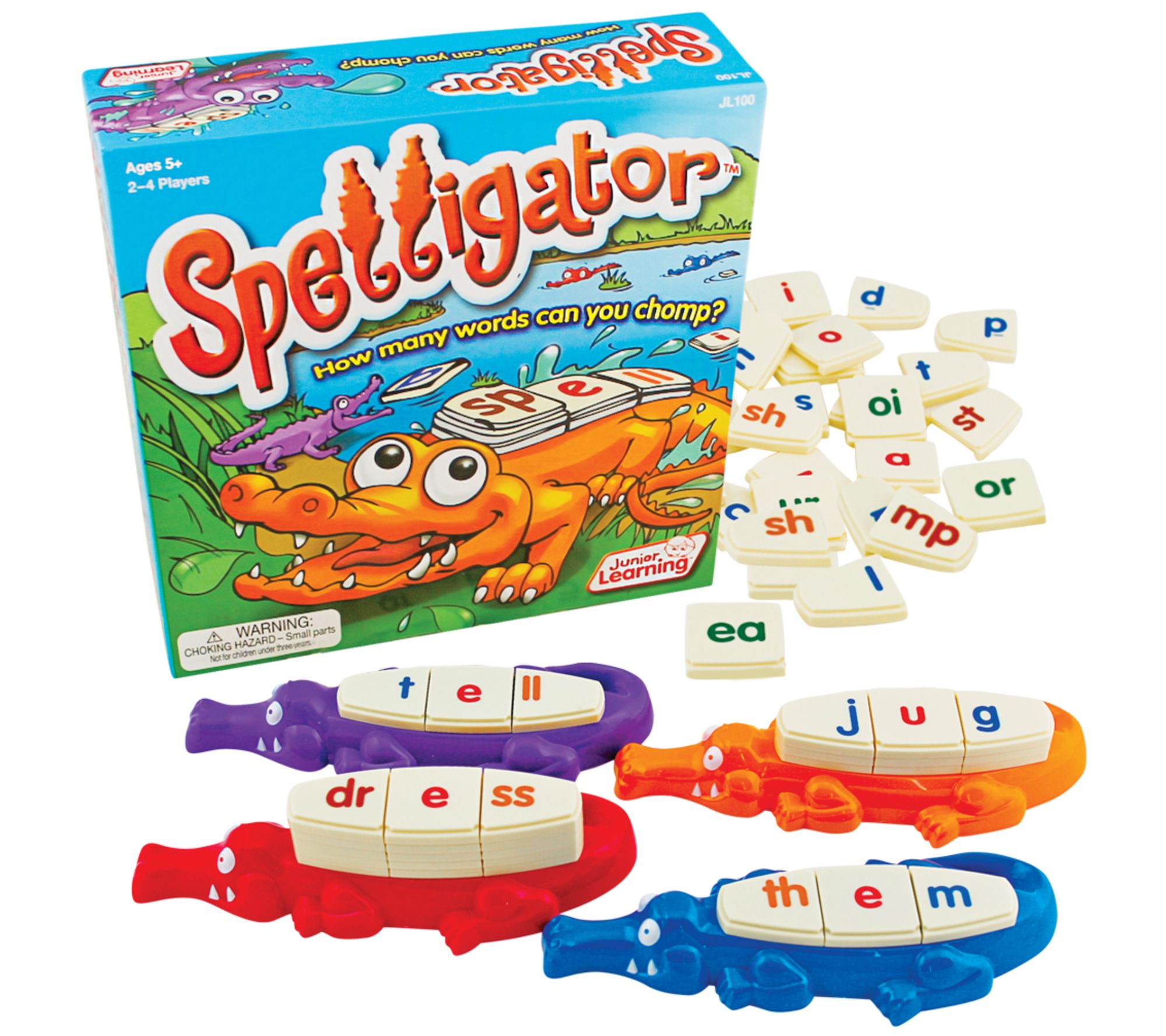 Junior Learning Spelligator Word Building Game QVC