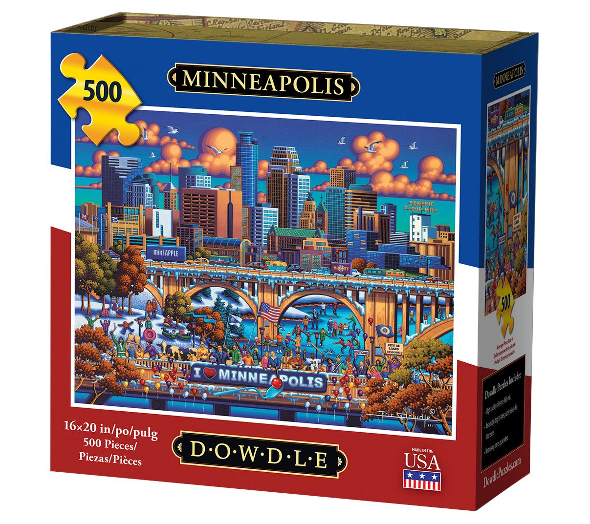 Dowdle Minneapolis 500-Piece Jigsaw Puzzle - QVC.com